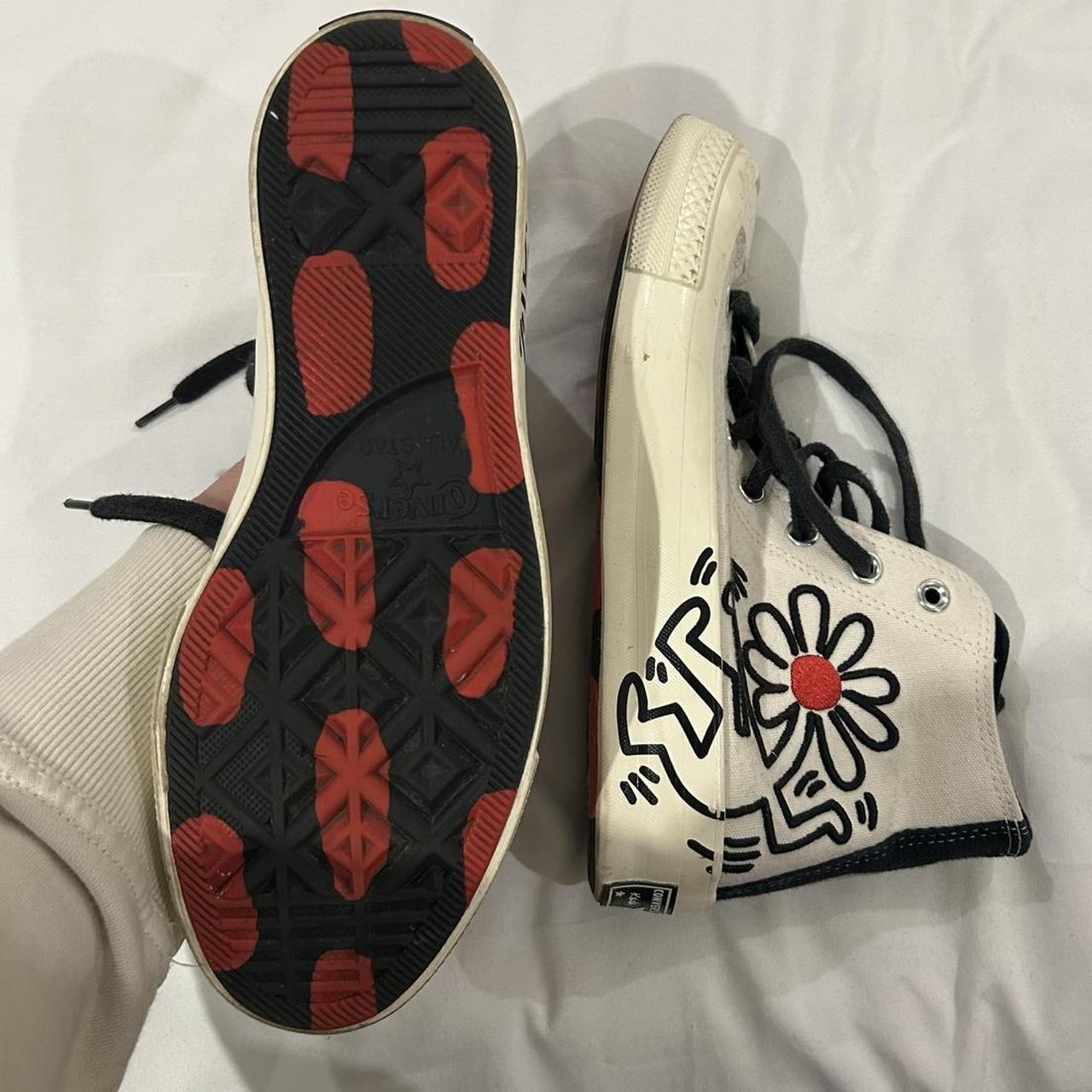 Converse x Keith Haring Chuck Taylor trainers, UK... | Depop