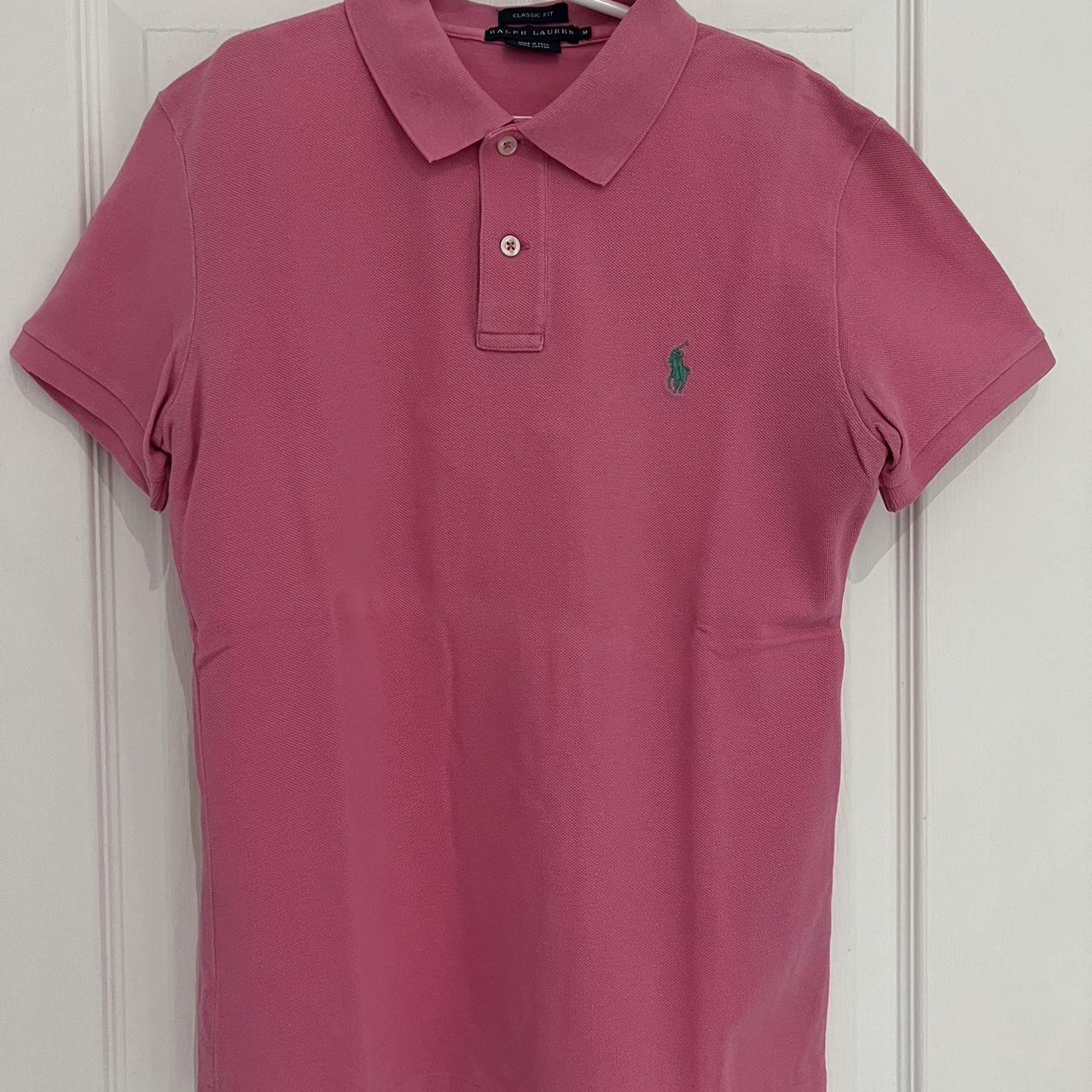 Pink polo - Depop