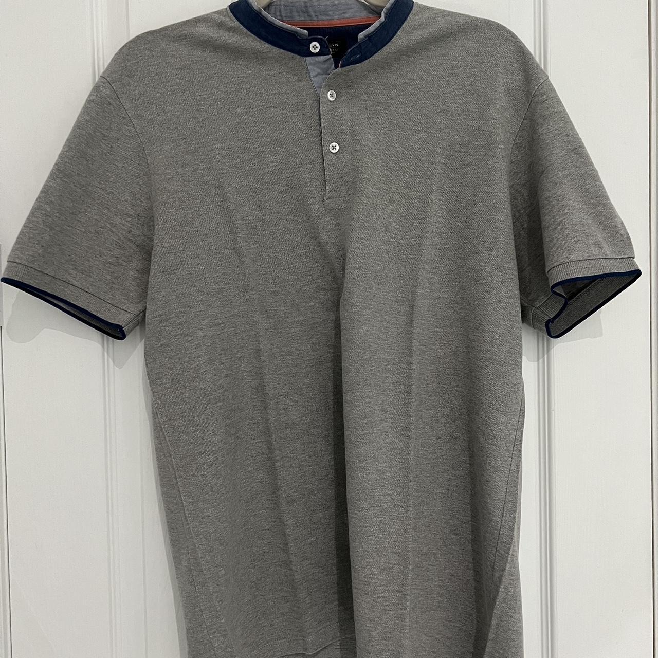 Zara Men's Grey Polo-shirts | Depop