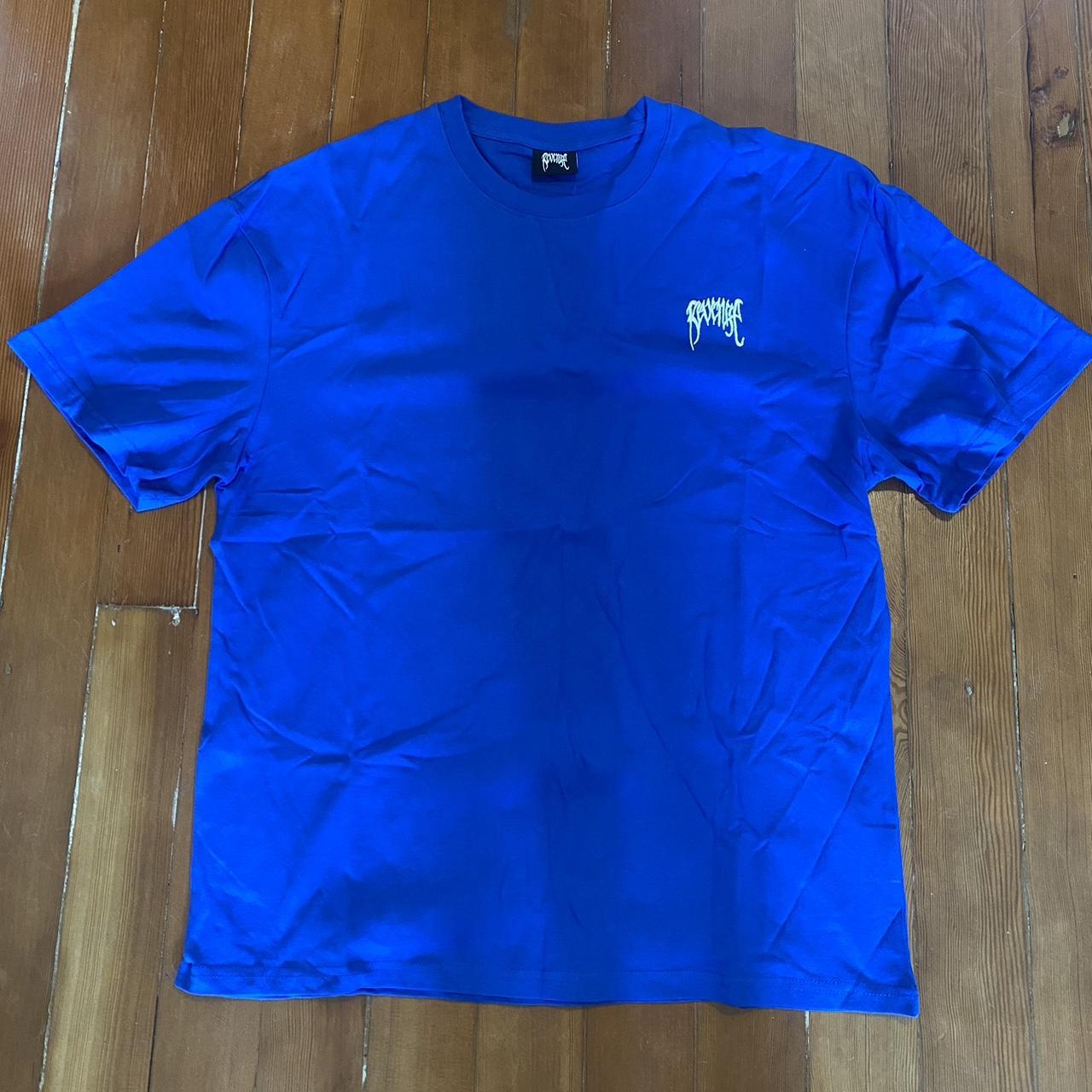 Revenge Embroidered T Shirt Size XL #revenge #tee... - Depop
