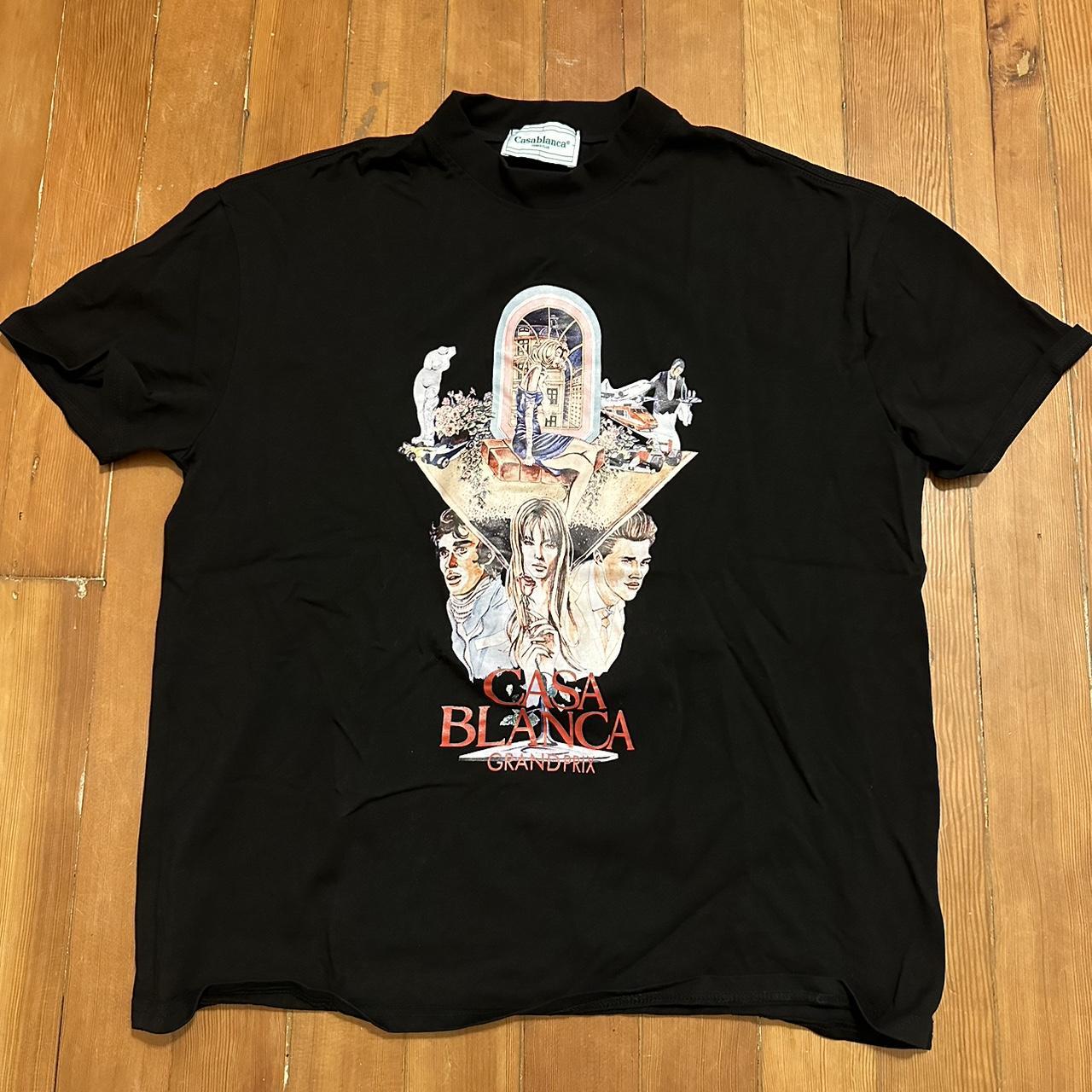 Casablanca Grand Prix Tee Size XL Shirt is in... - Depop