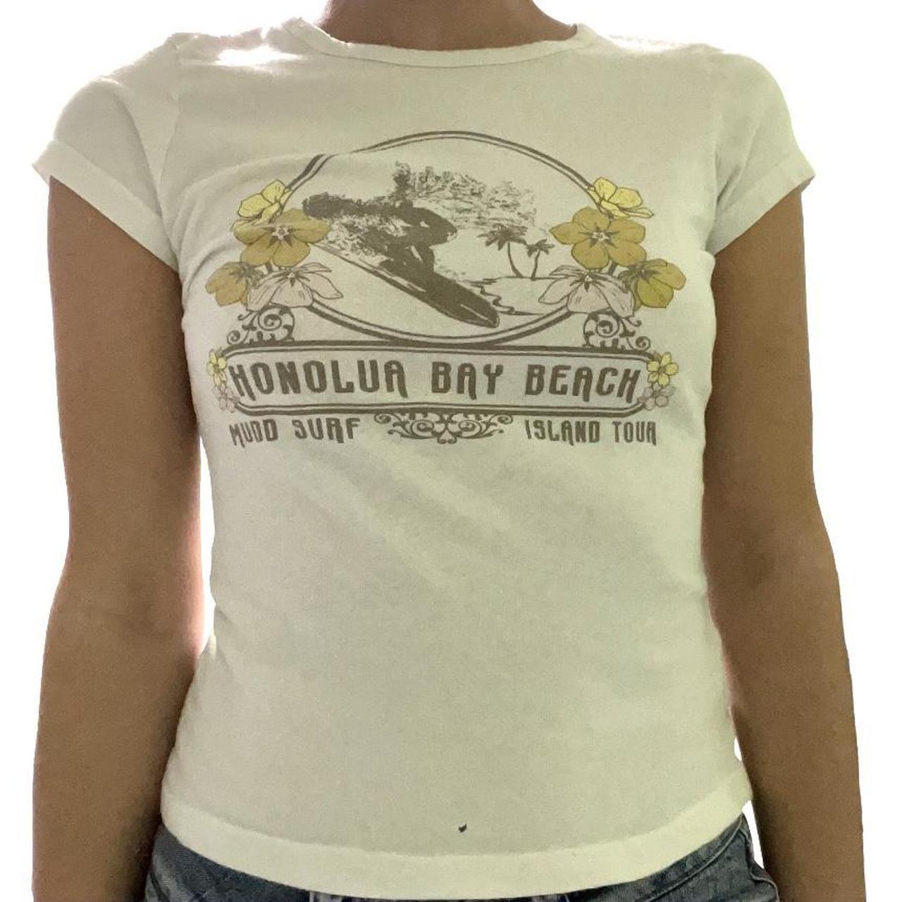 cute Mudd surf honolulu bay beach graphic... - Depop