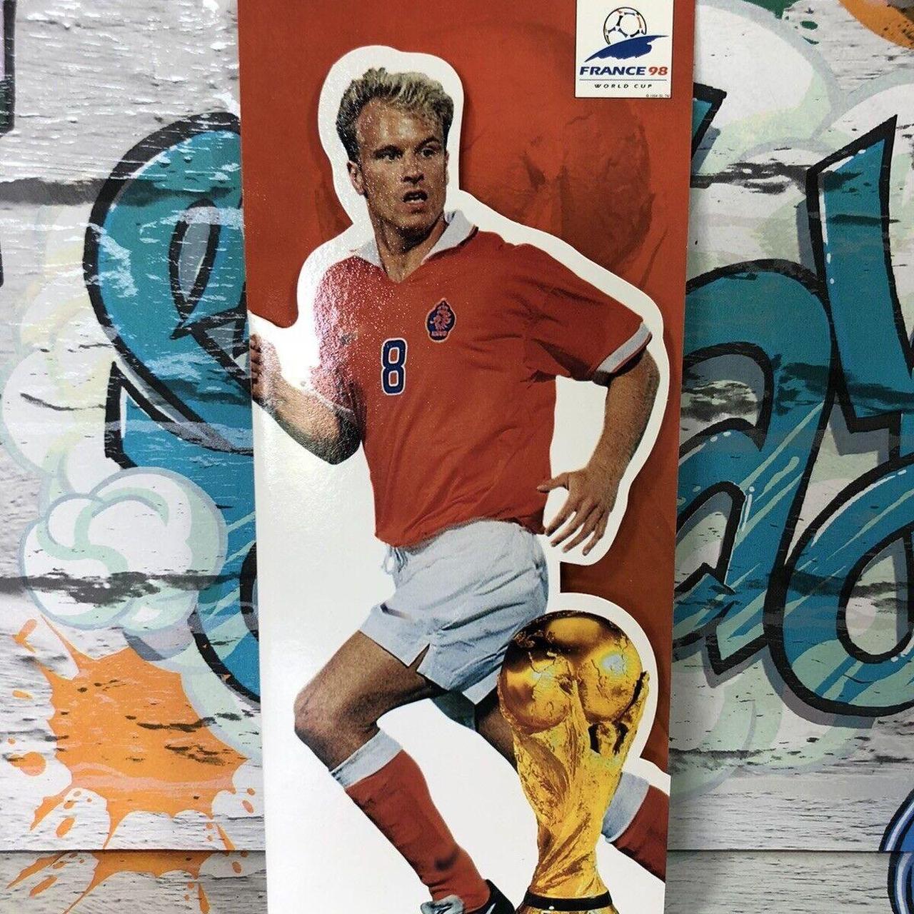 Retro Vintage Football Birthday Card Denis Bergkamp... - Depop