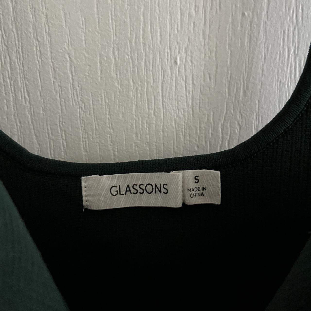 Dark green glassons tank top size SMALL never... - Depop