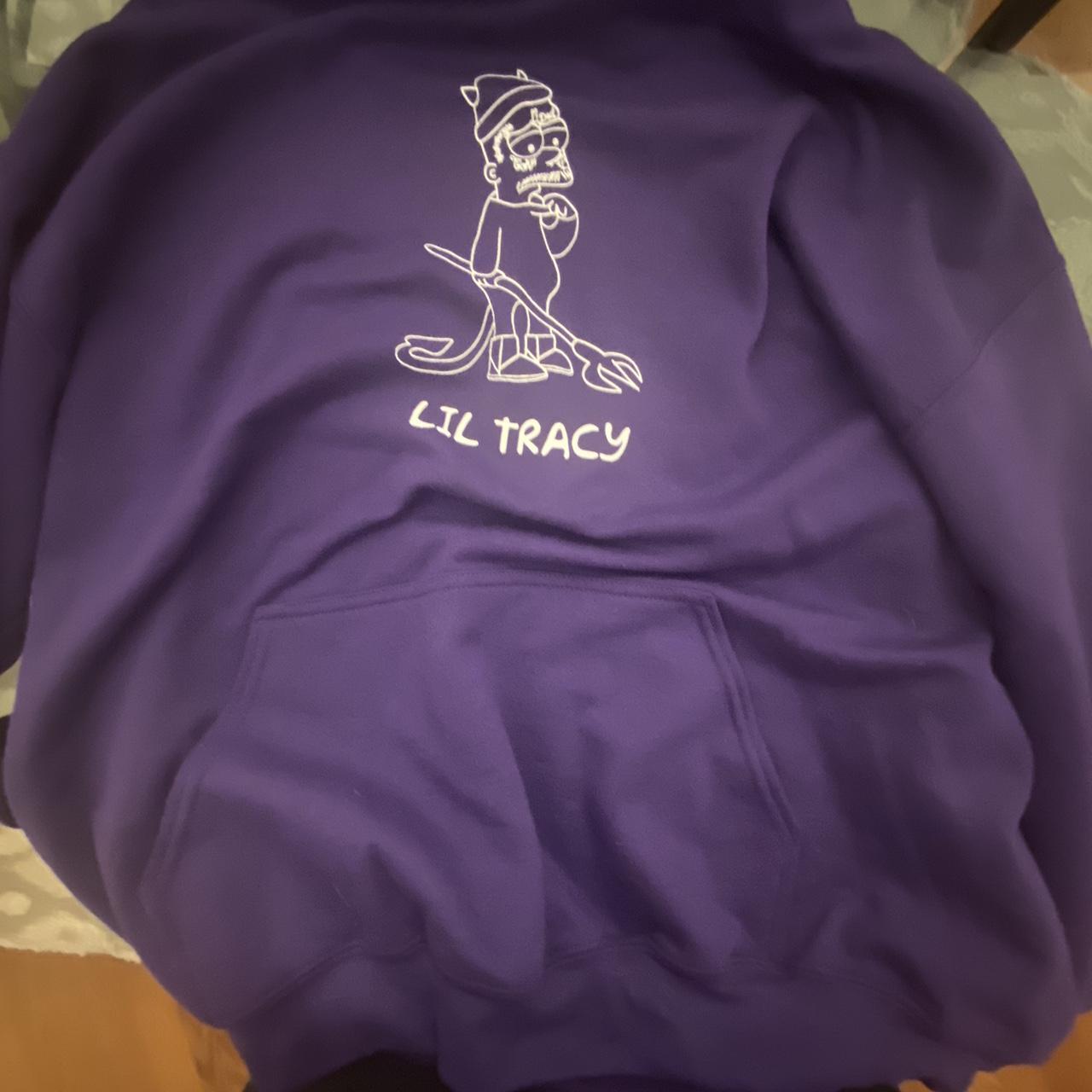 RARE Lil Tracy x Superrradical Purple Hoodie - Size XL - Depop