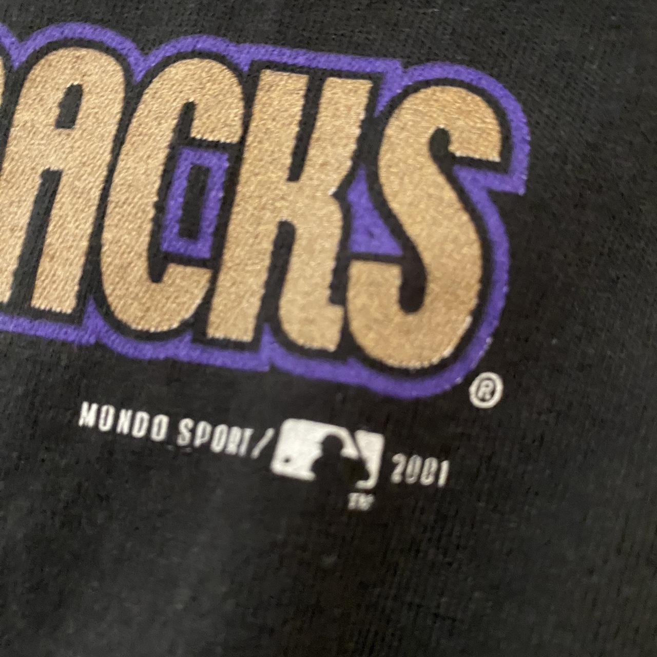 Kids vintage 2001 diamond backs t shirt - Depop