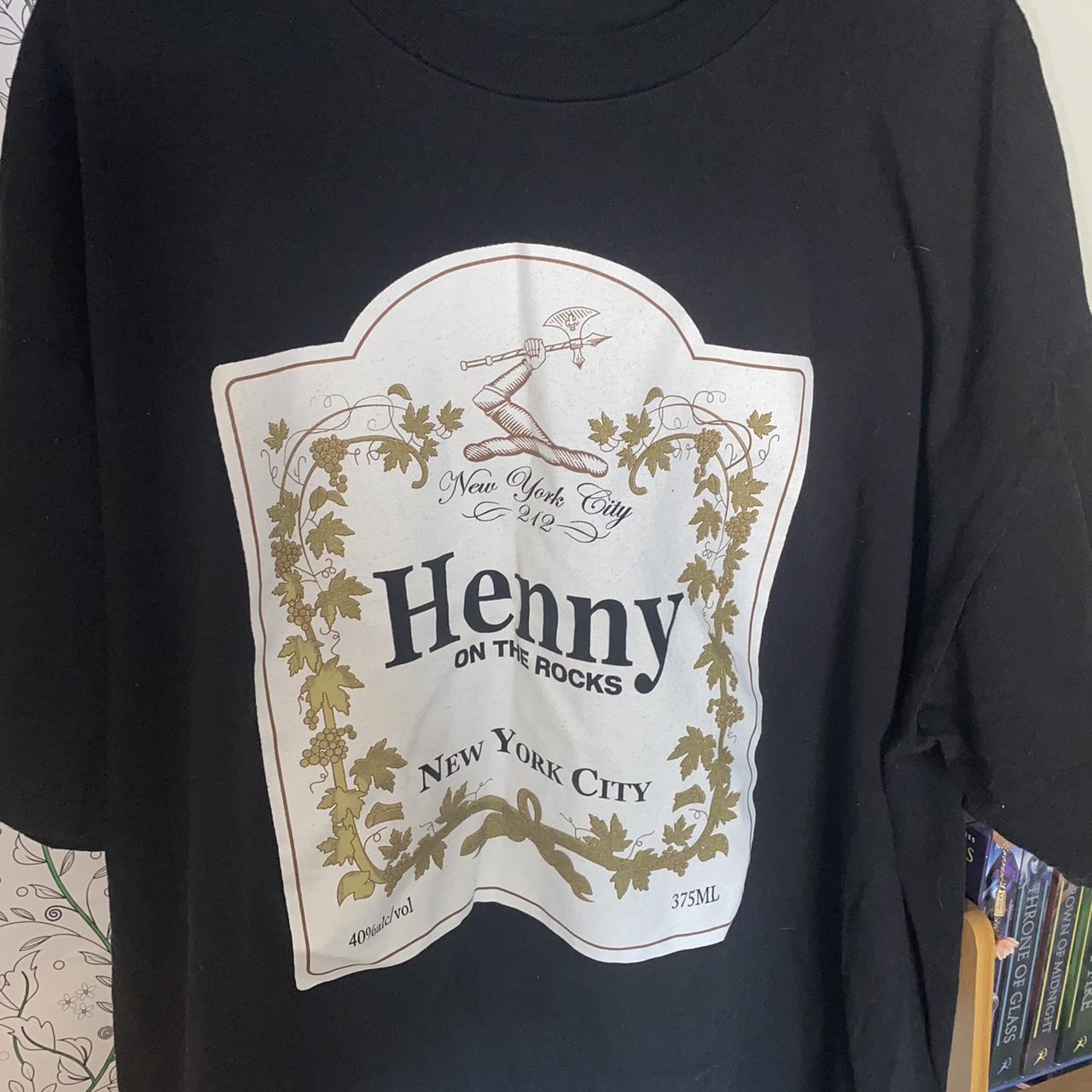 Men’s Hennessy graphic t shirt big print Henny on... - Depop