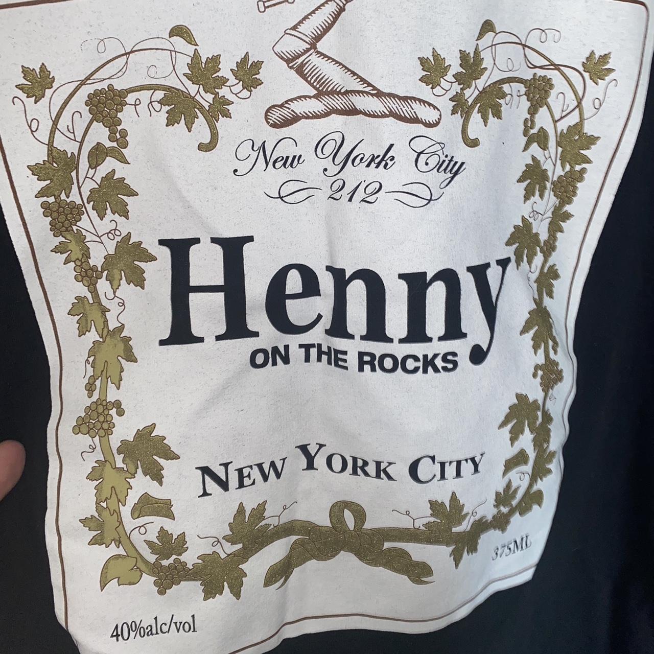 Men’s Hennessy graphic t shirt big print Henny on... - Depop