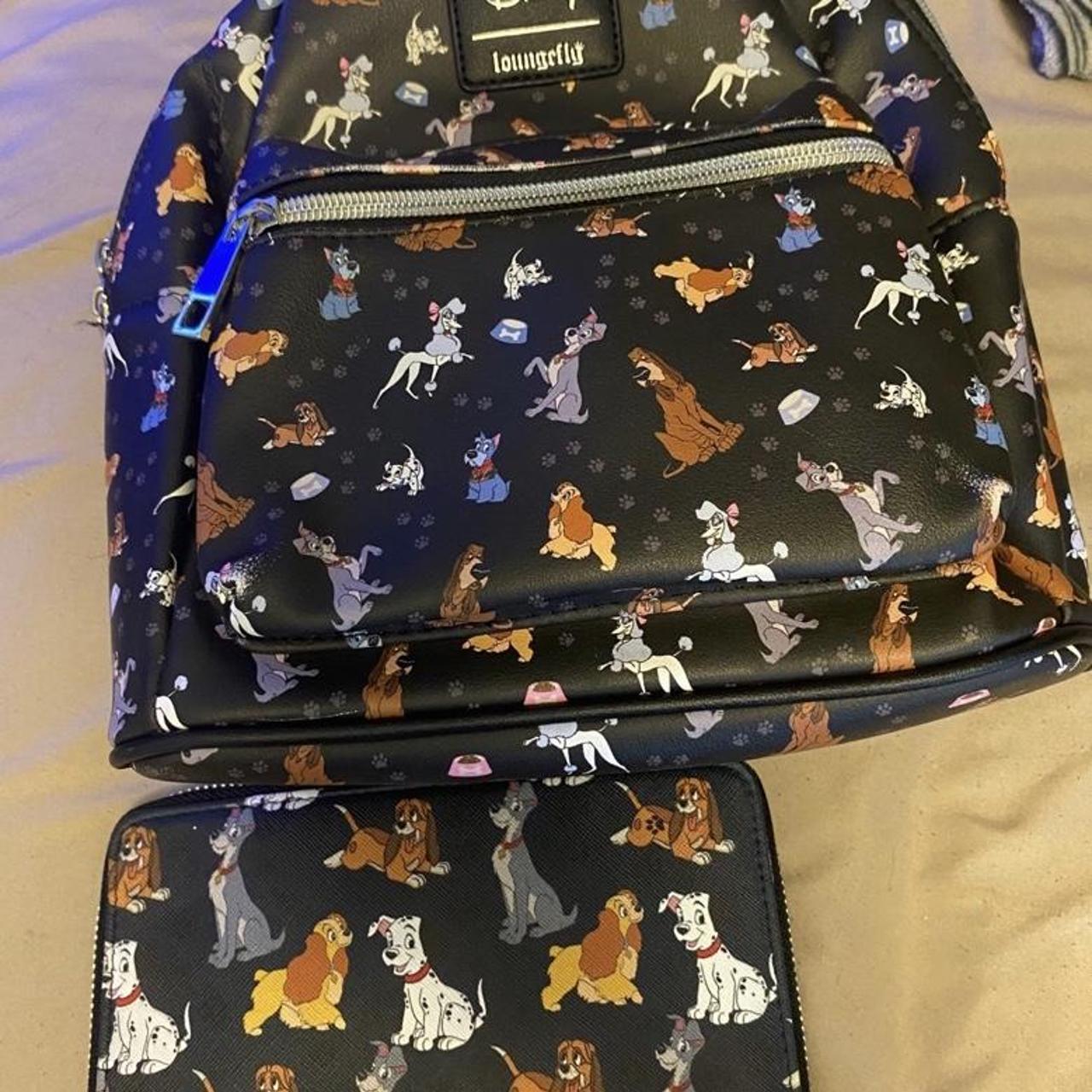 Disney Dogs Loungefly Backpack and wallet - Depop