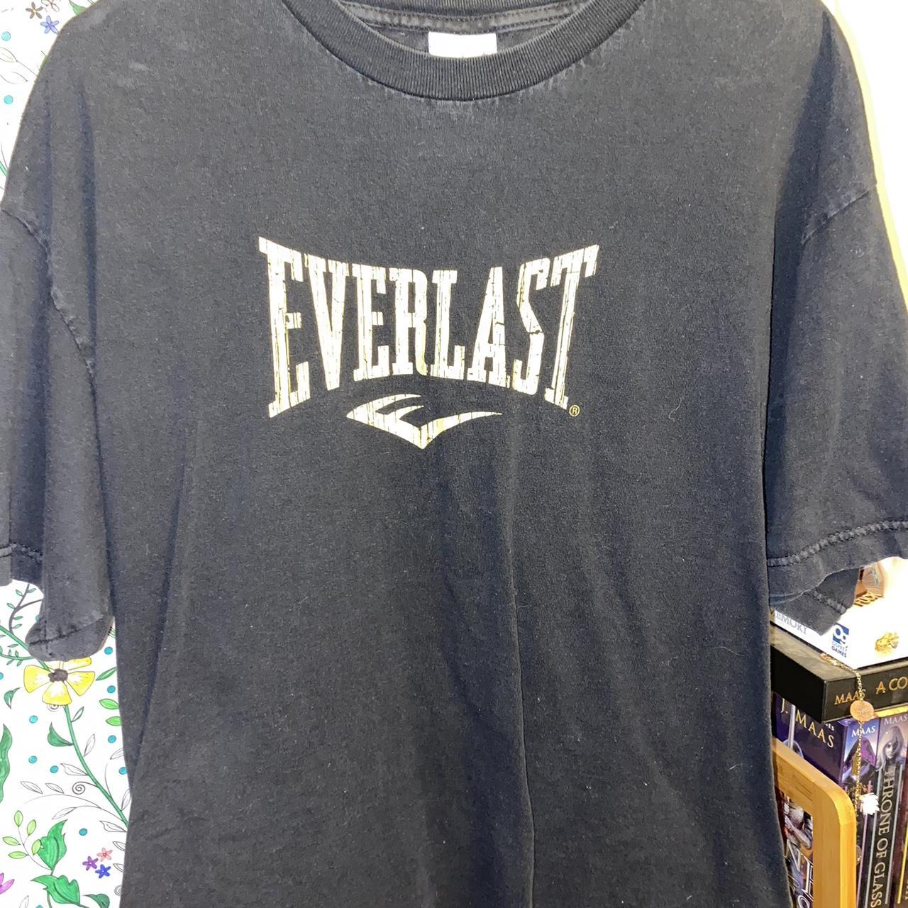 Men’s large everlast boxing graphic t shirt black... - Depop