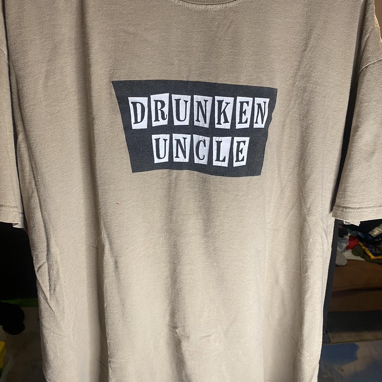 Men’s xl drunken uncle funny vintage graphic shirt - Depop