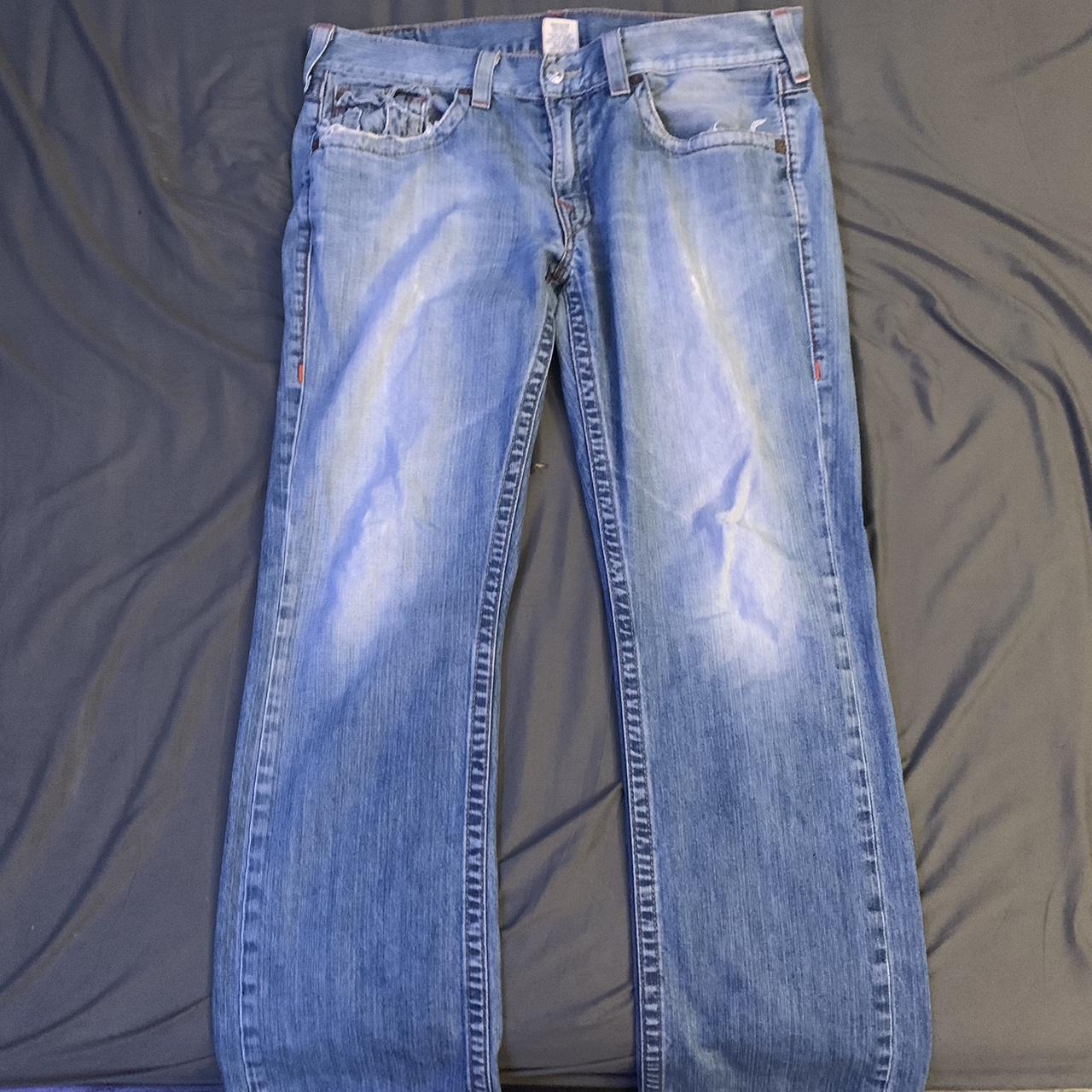 absolutely incredible pair of vintage trueys with... - Depop