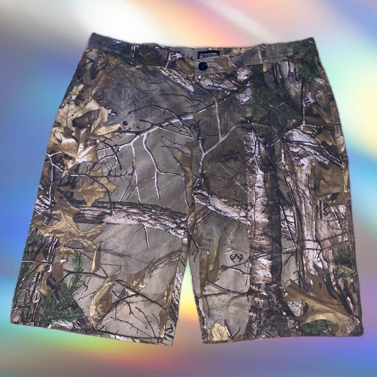 realtree camo cargo shorts sz40 baggy fit - Depop