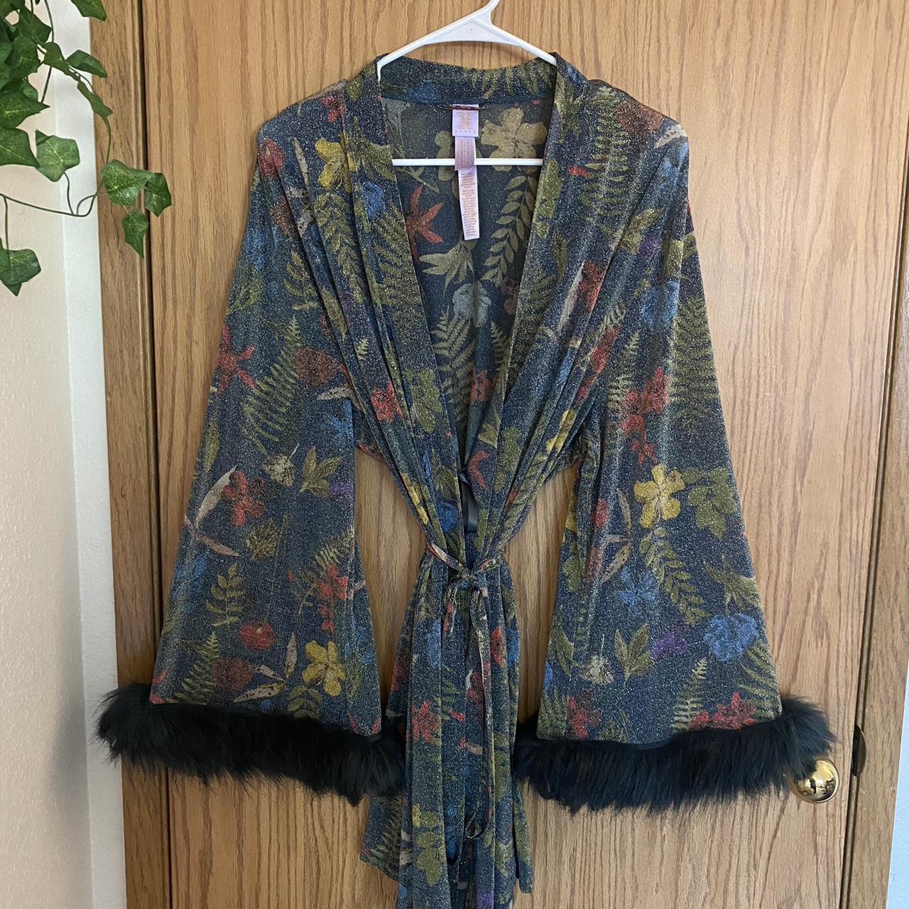 Savage Fenty fairycore fur trim robe 🌱 Brand: Savage... - Depop