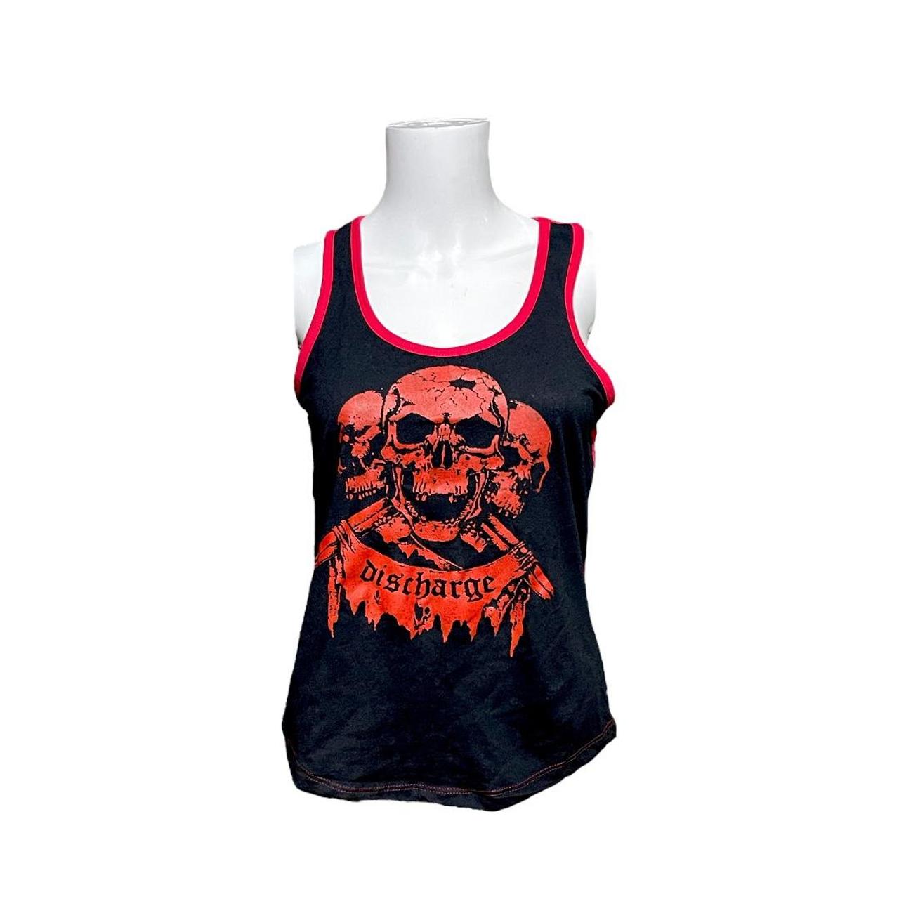 DISCHARGE LADIES RINGER TANK NEXT LEVEL SIZE SMALL - Depop