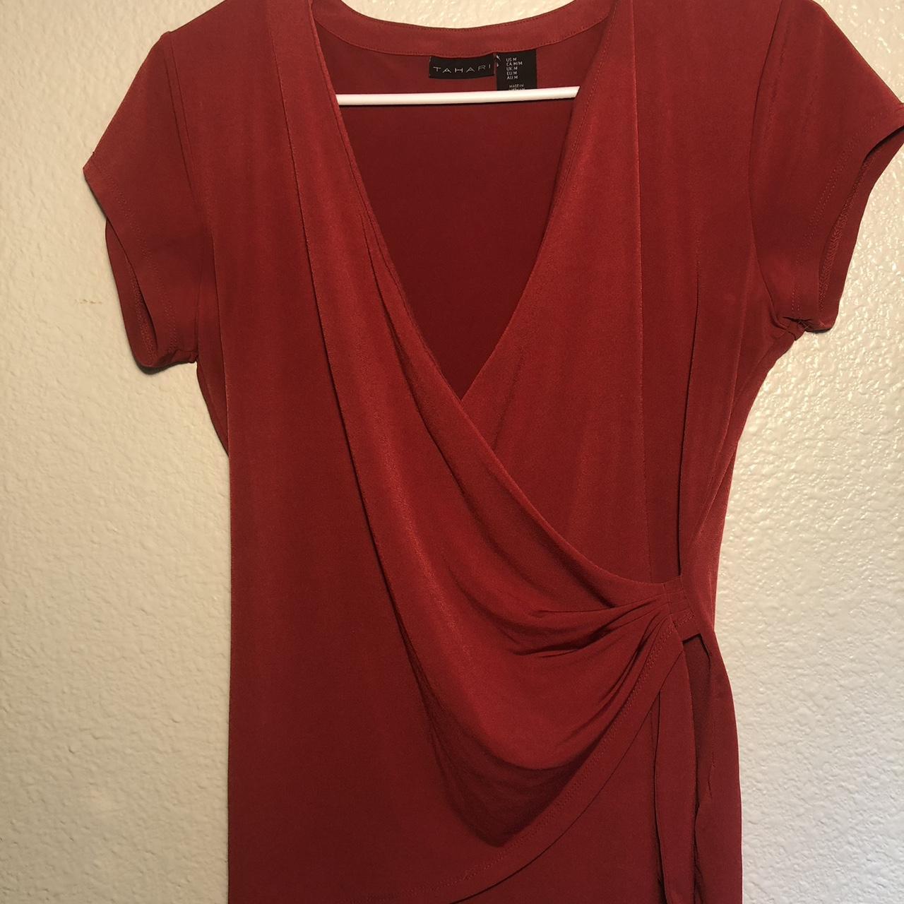 Really cute red shirt Size M Has some wear on the... - Depop