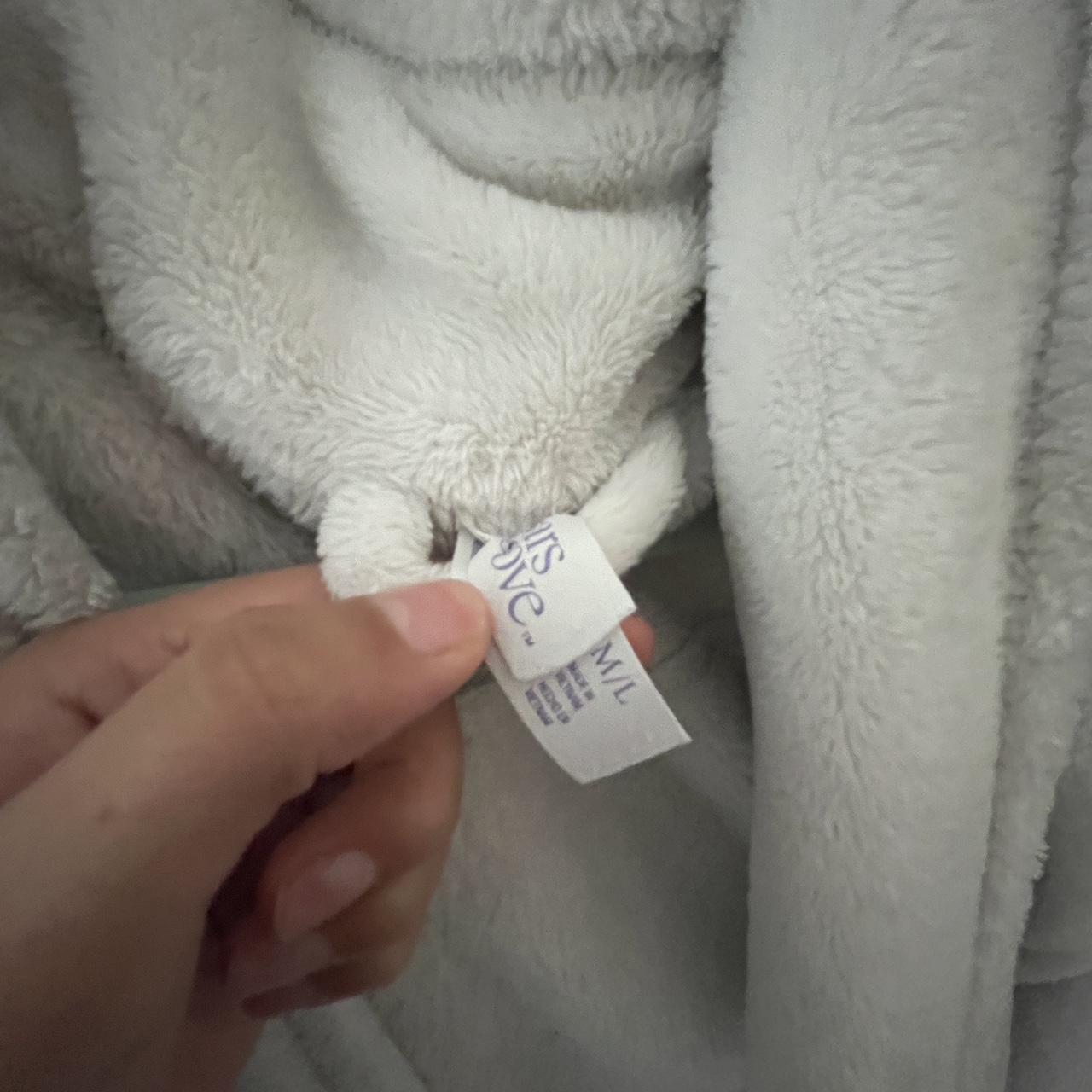 white fluffy robe from target 🫧 - Depop