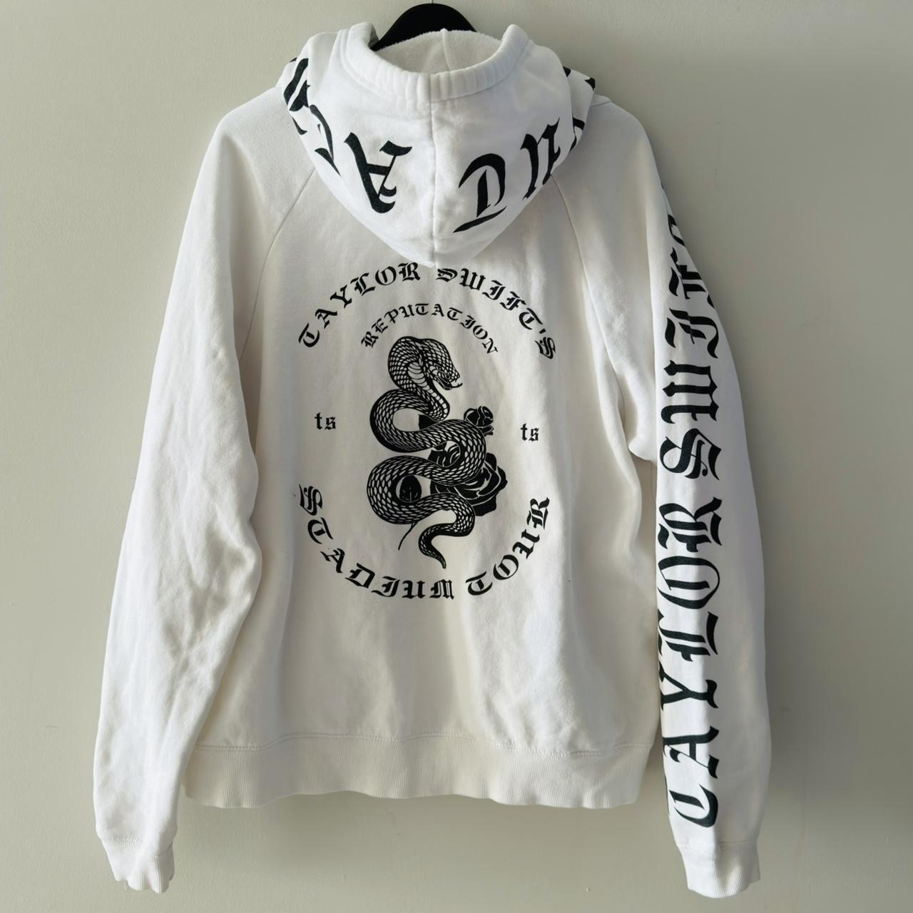 Taylor Swift Reputation snake Oversized Hoodie in... - Depop