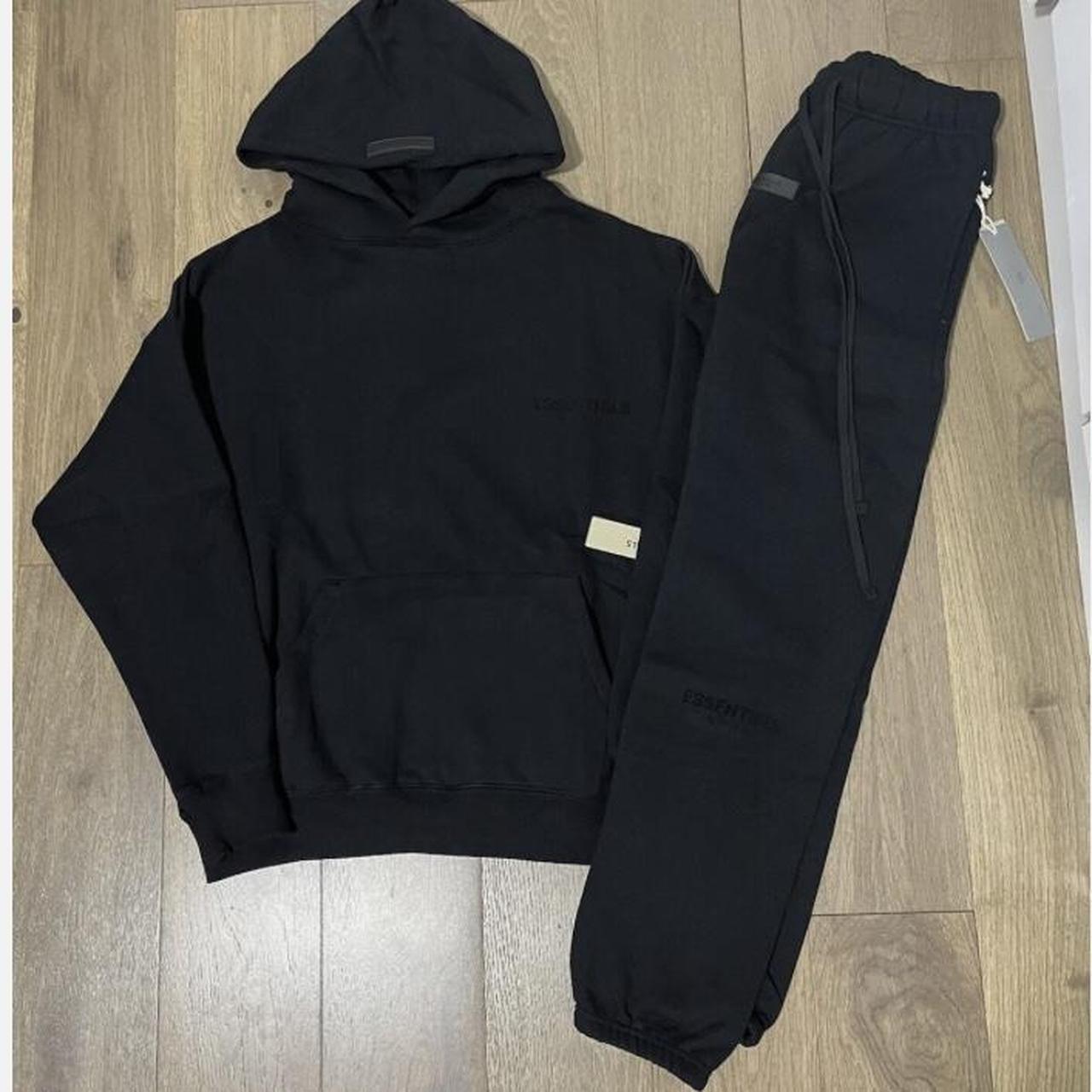 FOG Essentials SS22 Black Tracksuit Size Small - Depop
