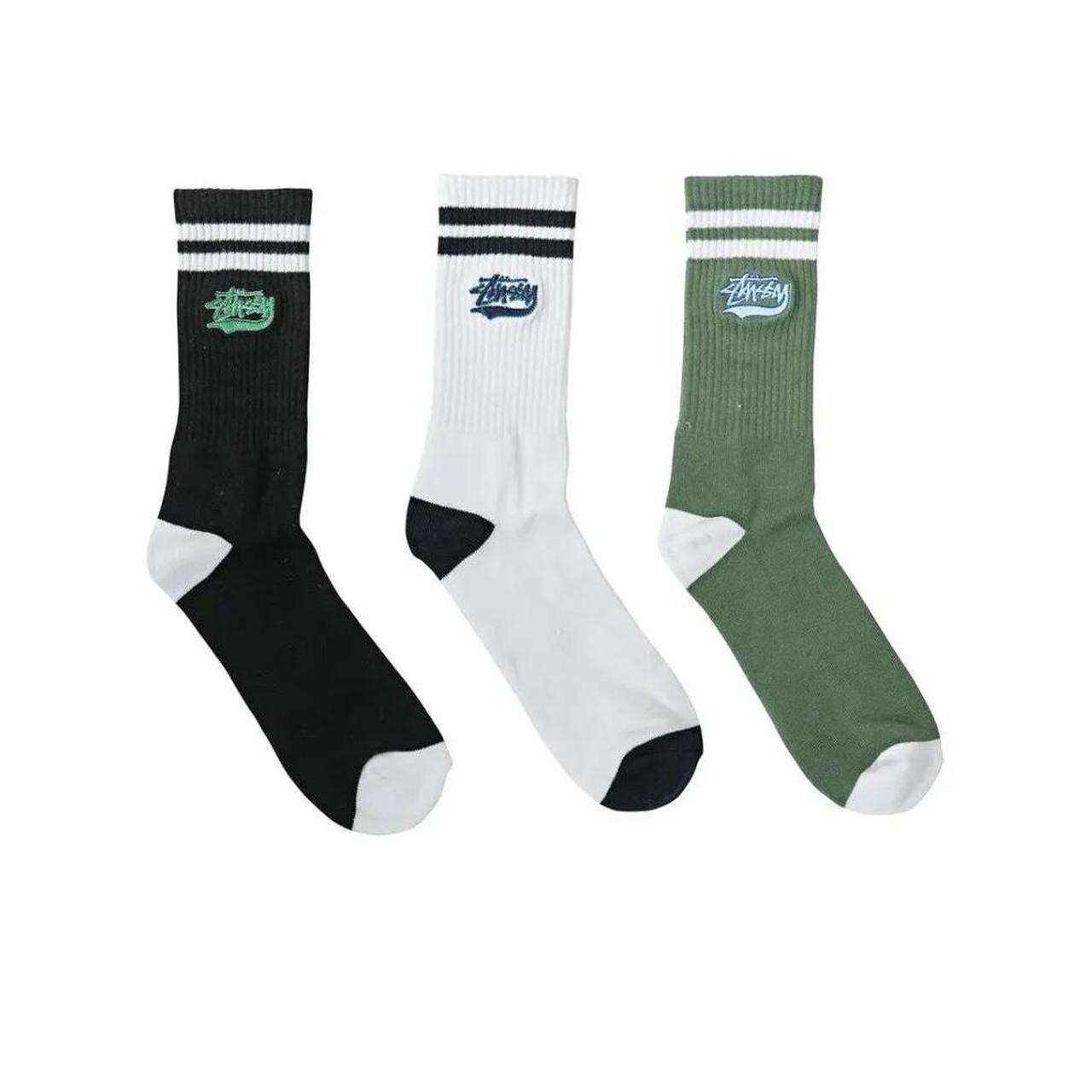 Stussy Socks • Brand new. Pack of 3 x Stüssy... - Depop