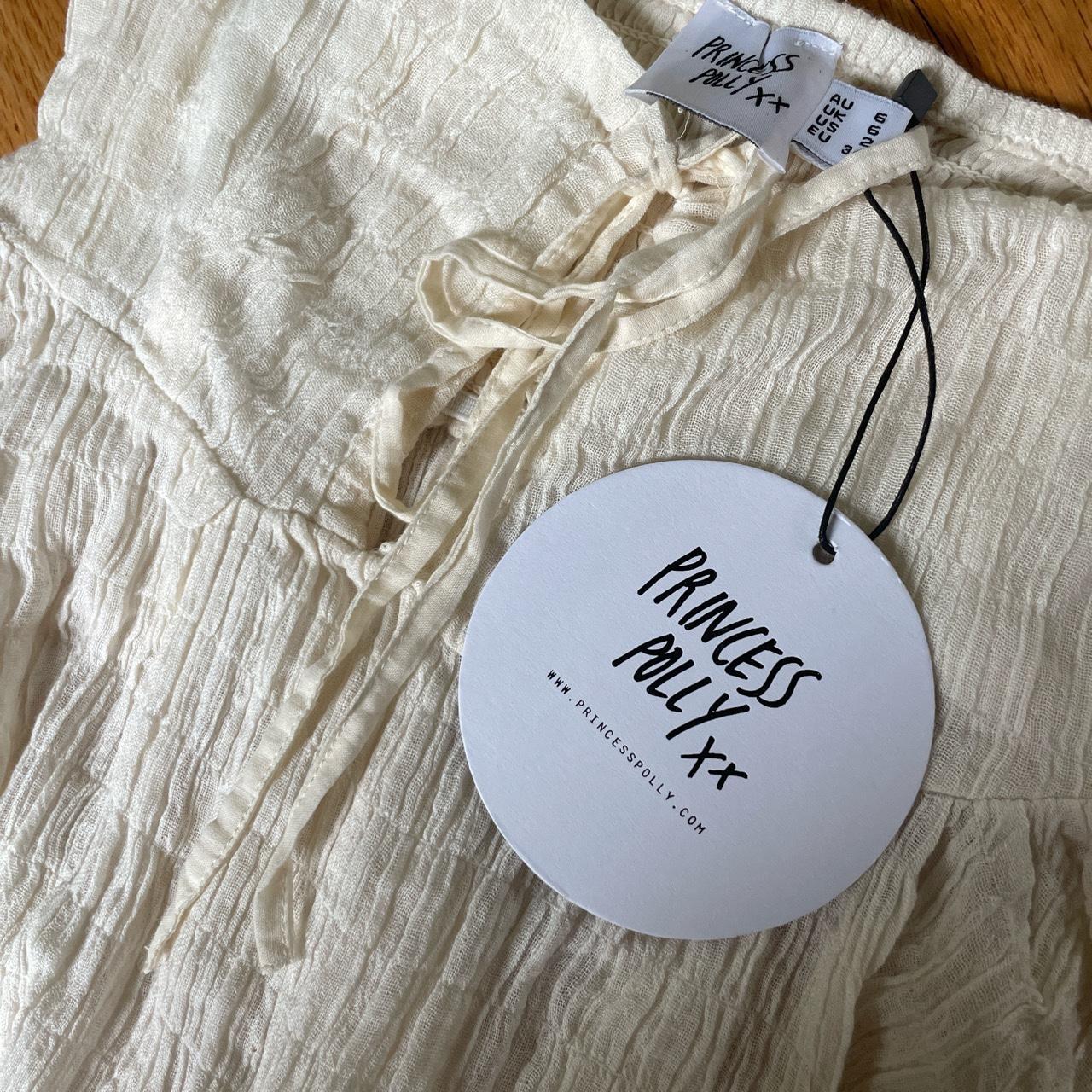 Princess Polly | Long Summer Nights Top Ivory Low... - Depop