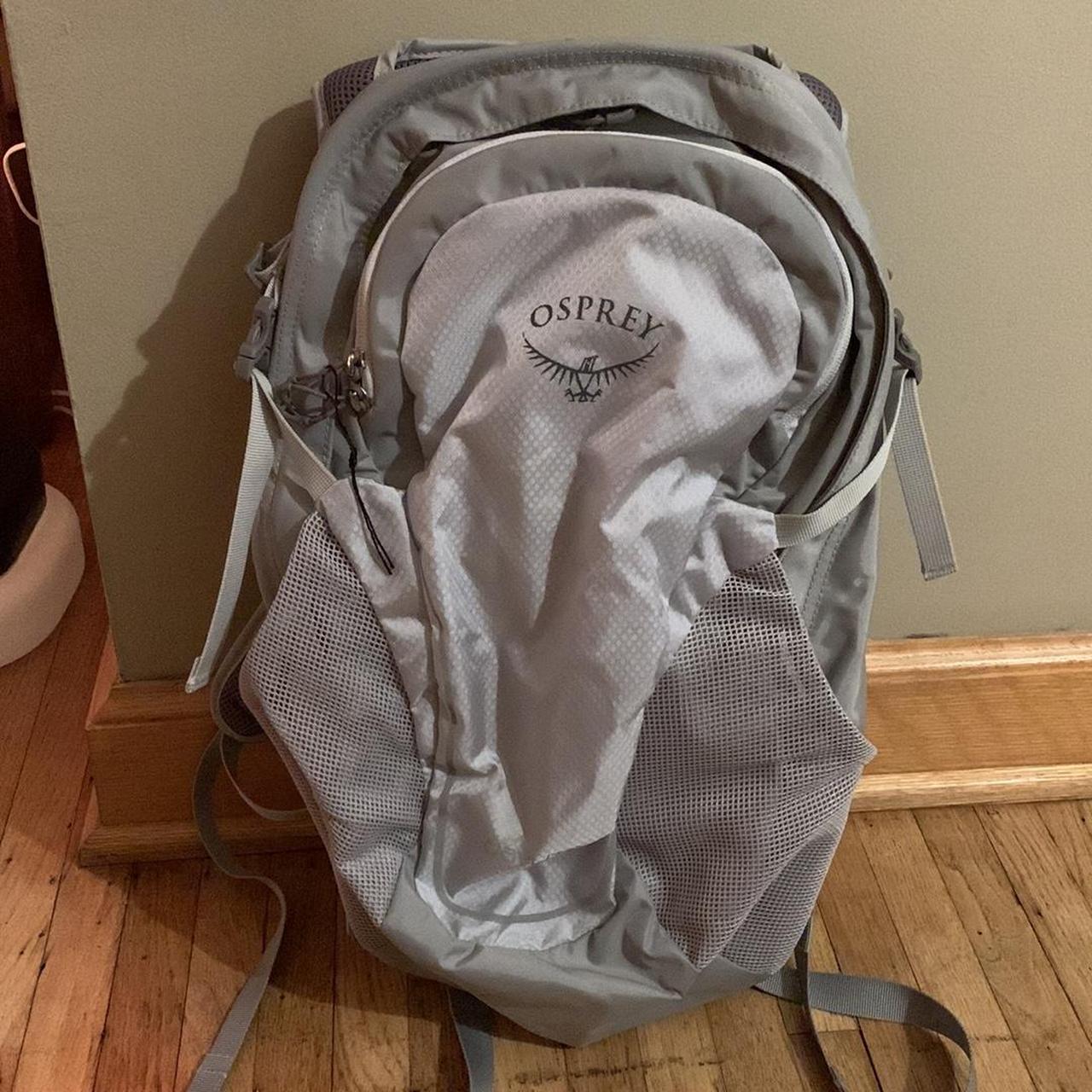Osprey grey daylight backpack for hiking In good... - Depop
