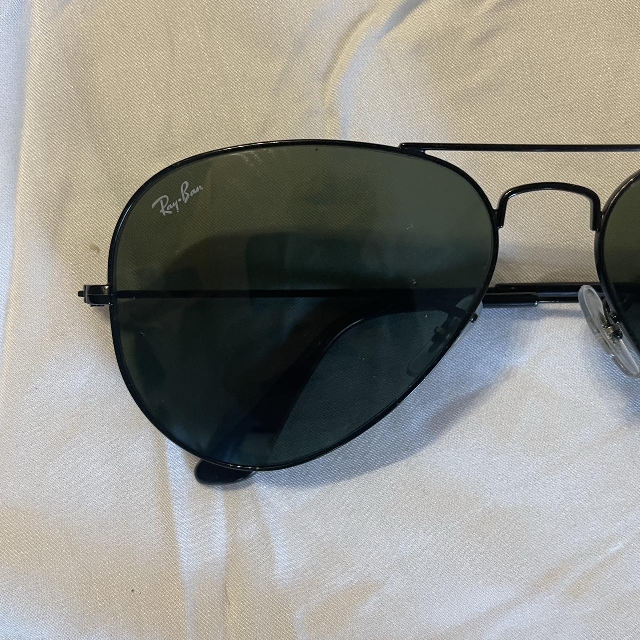 Ray ban all black aviators - Depop