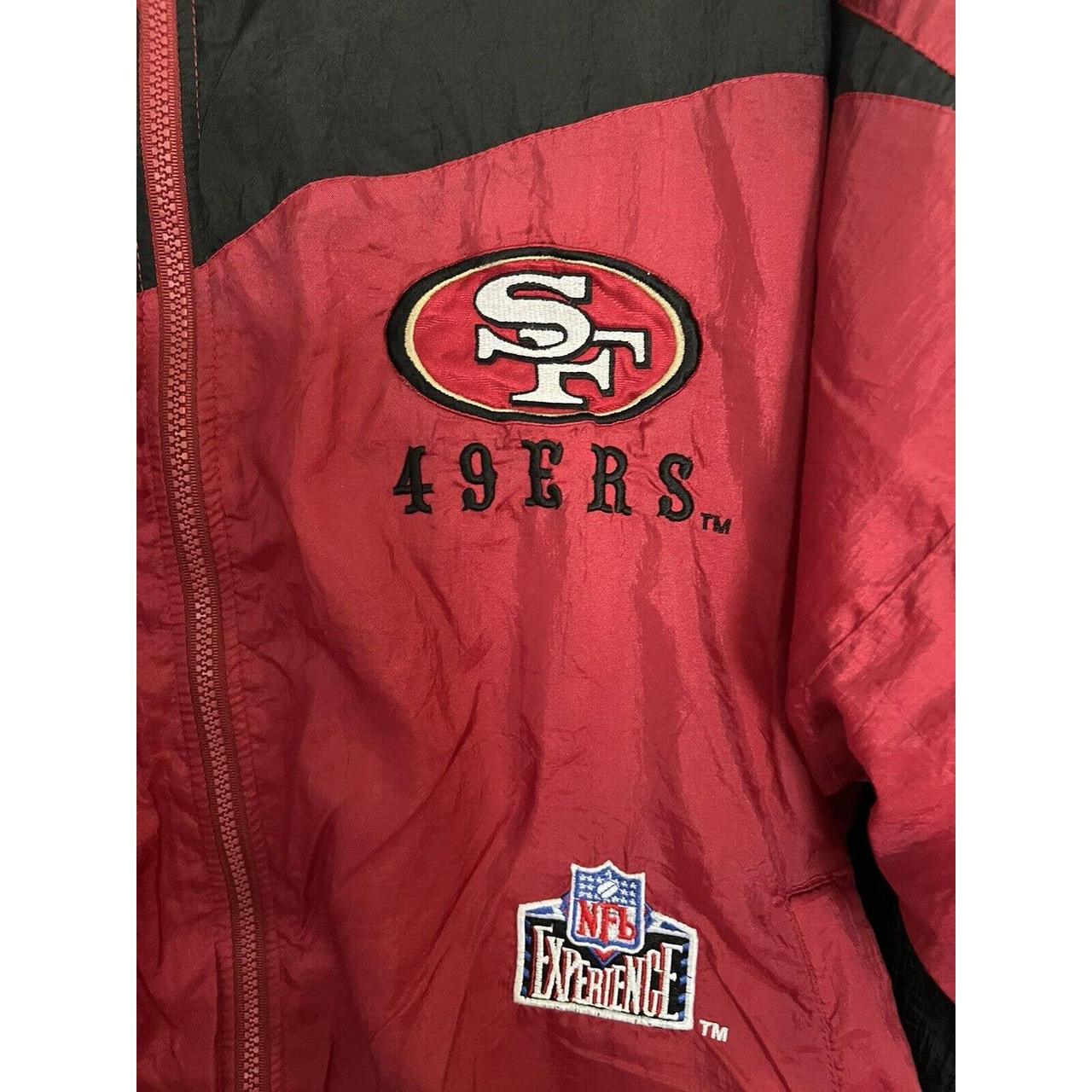 Vintage San Francisco 49ers Pro Player Jacket Large... - Depop
