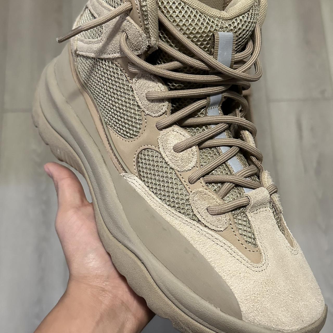 ADIDAS YEEZY DESERT BOOT ROCK SIZE 10.5 FITS LIKE A... - Depop