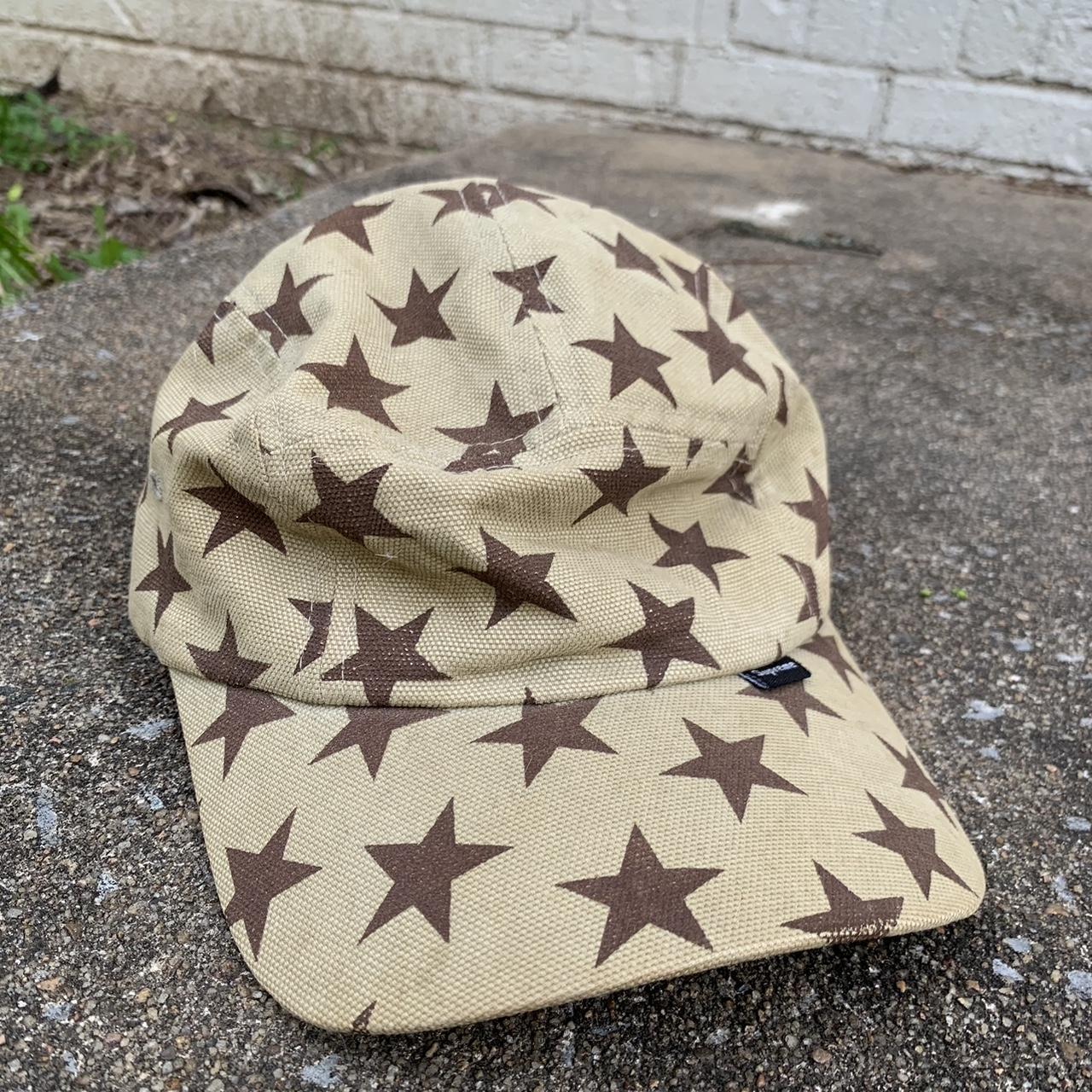Supreme Men's Tan and Orange Hat | Depop