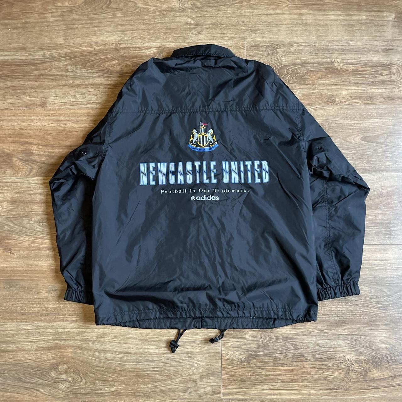 Newcastle United 90s Adidas Windbreaker Jacket... - Depop