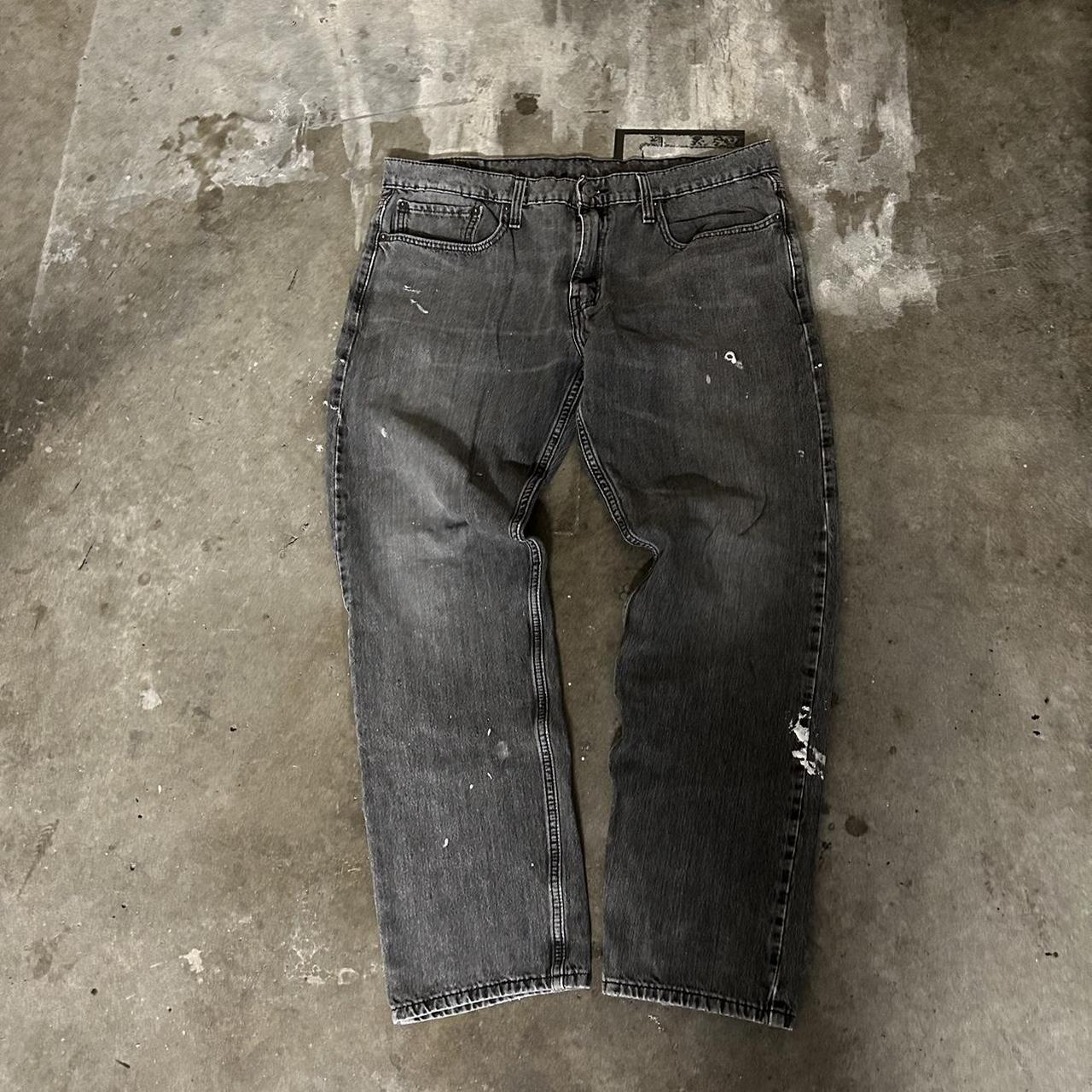 Vintage Levi’s Levi 502 Black Jeans 36x32 #vintage... - Depop