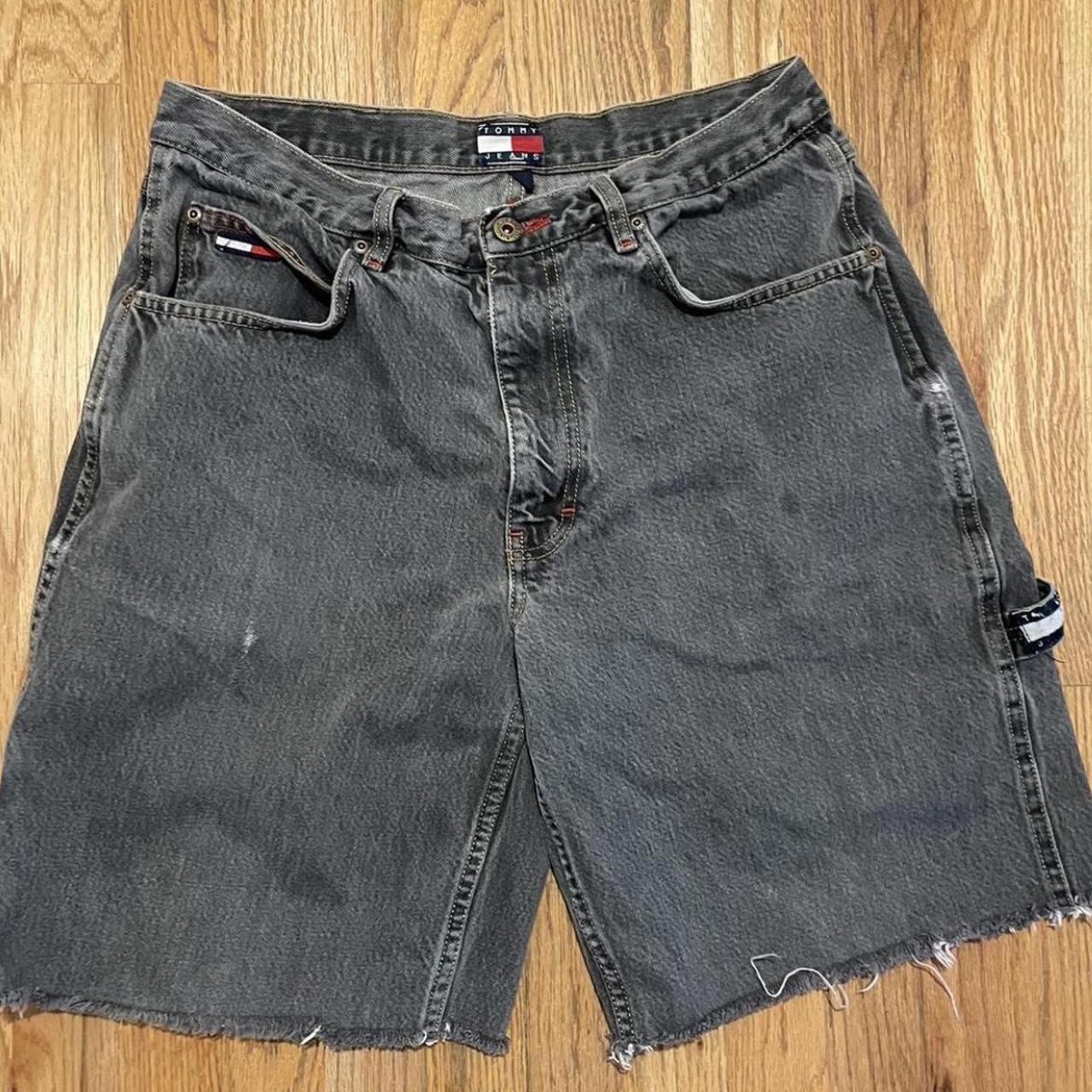 32’ tommy cutoff jorts very cool Light wear from... - Depop