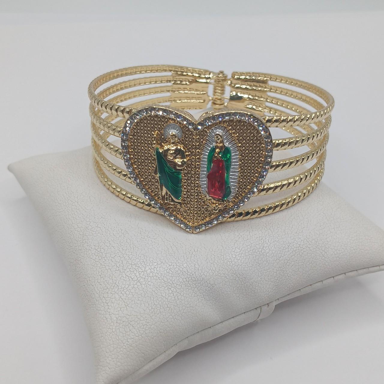 Pulcera para dama san Judas y Virgen de Guadalupe ... - Depop