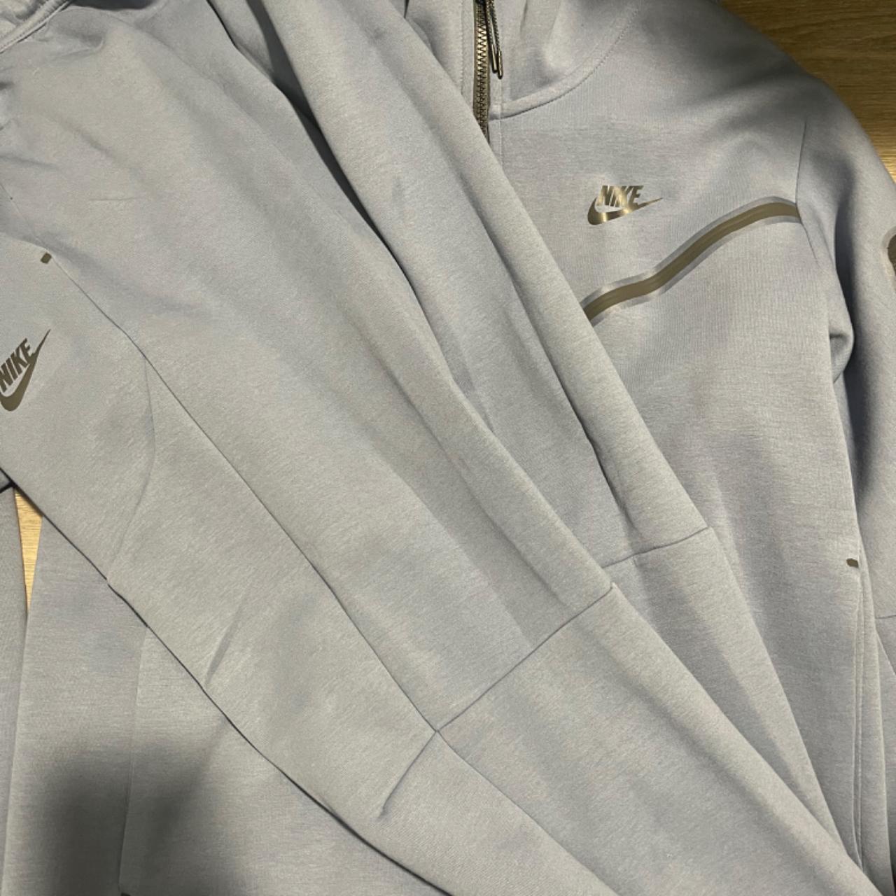 Nike Tech Fleece Full tracksuit Diffused Blue Size... - Depop