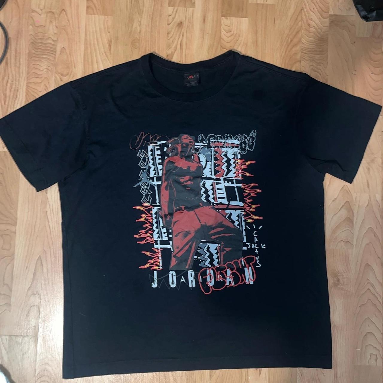 Jordan Men's Black T-shirt | Depop