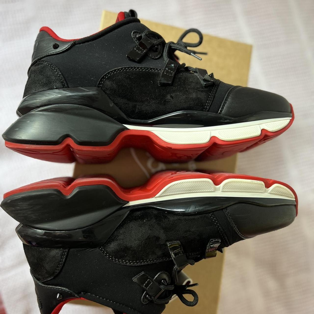 Christian Louboutin Red Runners, Black,... - Depop
