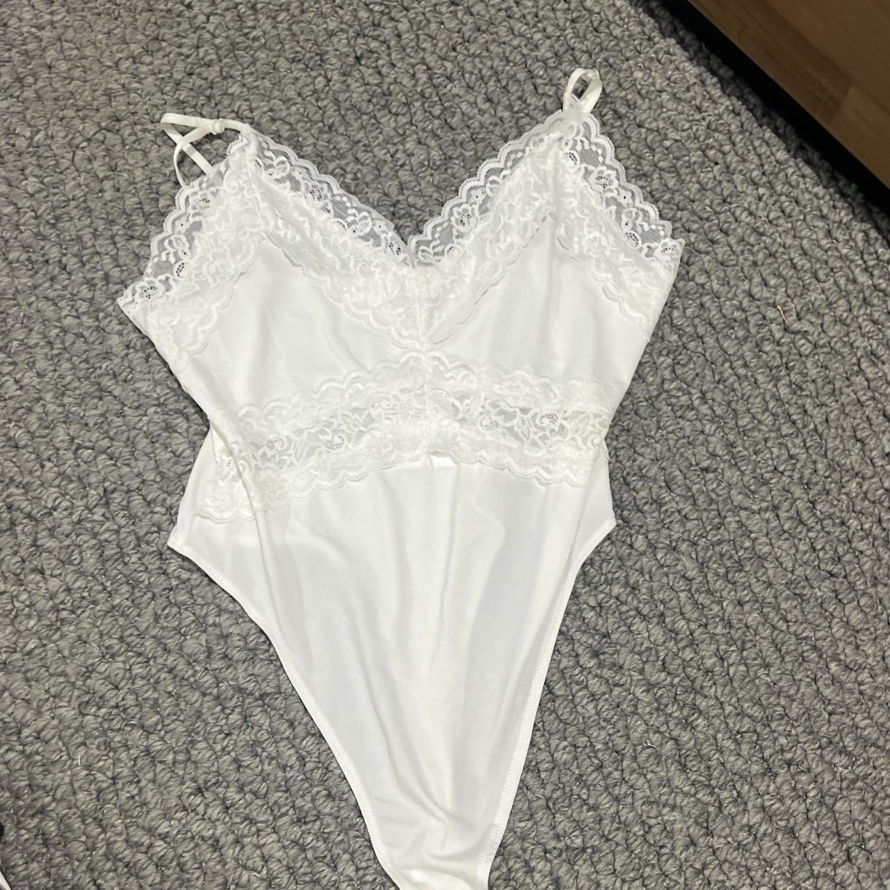 Lace sheer bodysuit, supre, brand new with tags, Medium | Depop