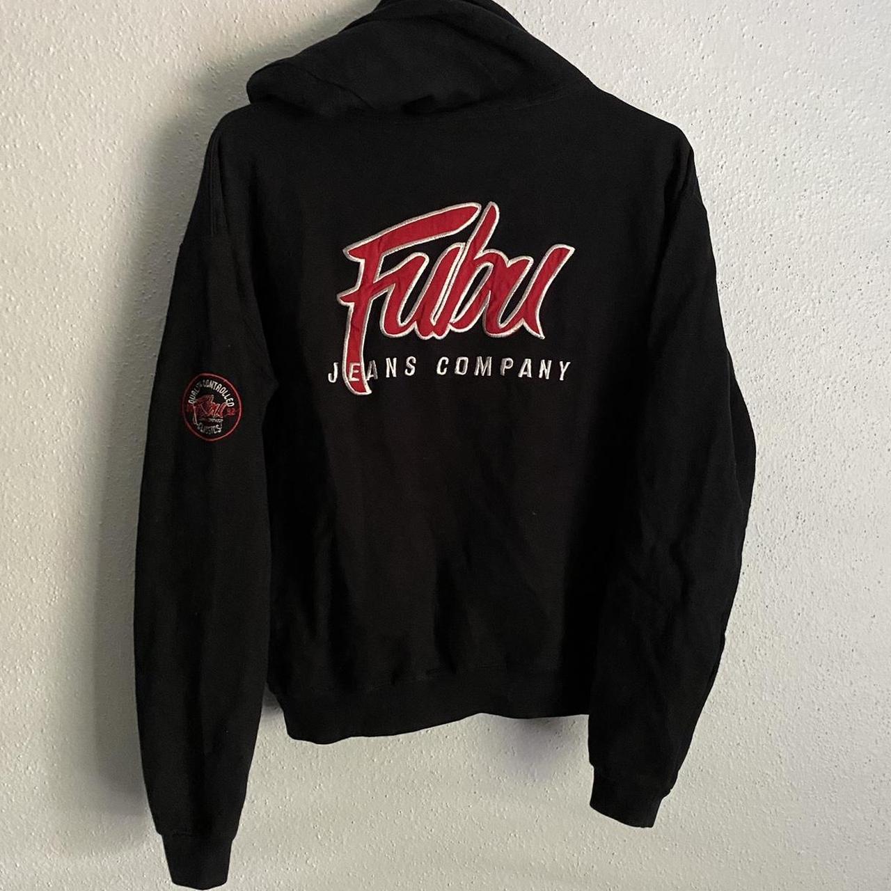FUBU Black Jacket | Depop