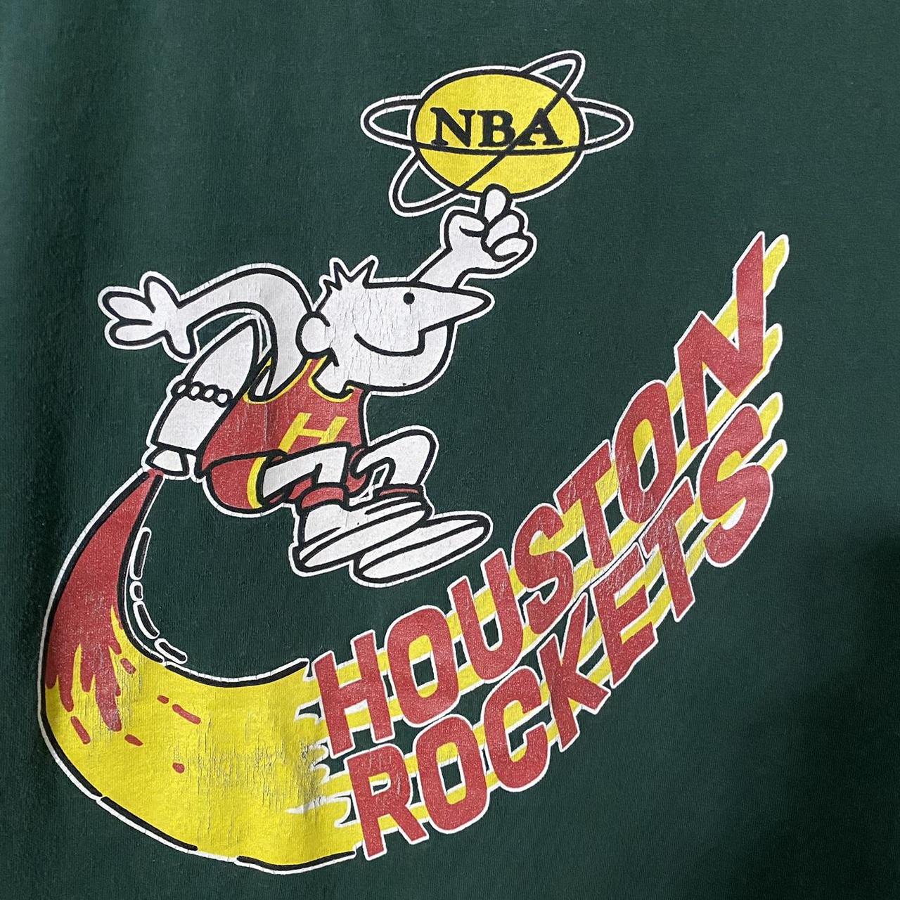 Vintage 90s 2000s Houston Rockets ringer shirt -... - Depop