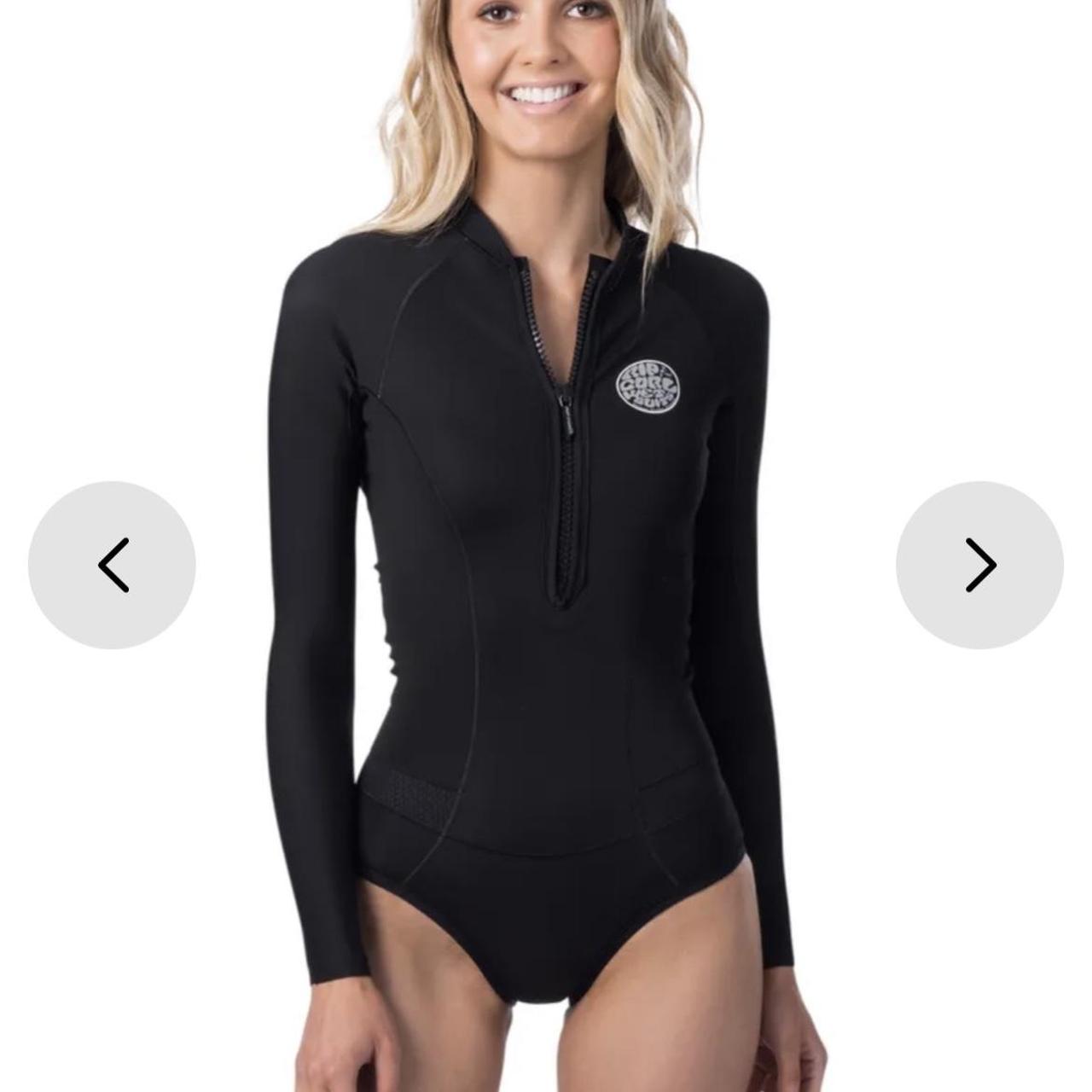 RIP CURL - Women’s Black Wetsuit Longsleeve - new... - Depop