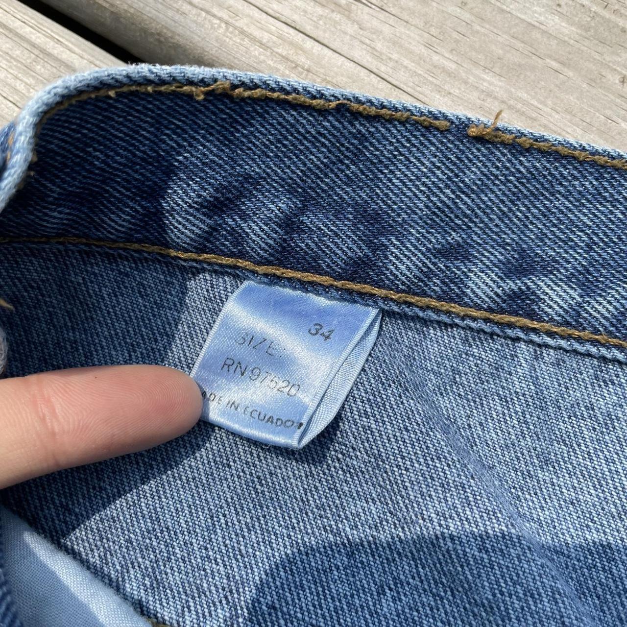 y2k Fubu Baggy Jorts Blue Denim grunge y2k emo baggy... | Depop