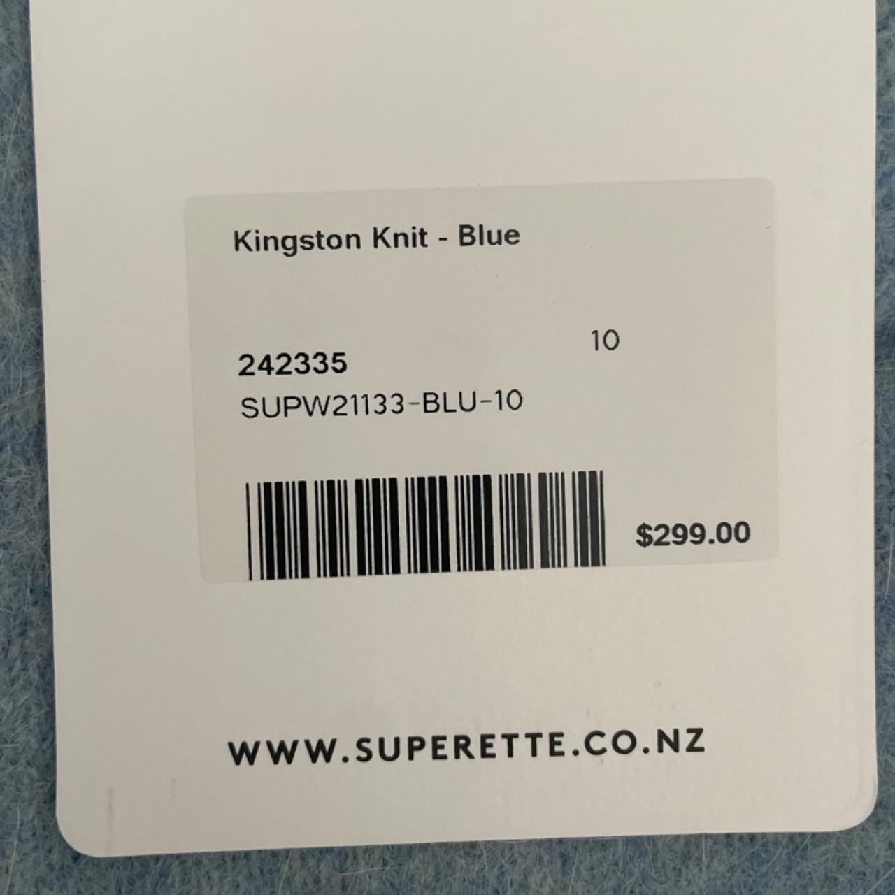 SUPRETTE KINGSTON KNIT BLUE A$100 · In... - Depop