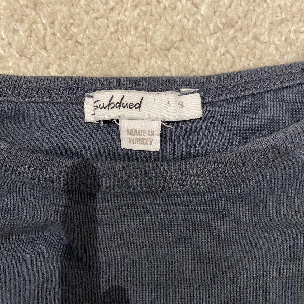 Subdued Cross rhinestone baby tee Shipping... - Depop