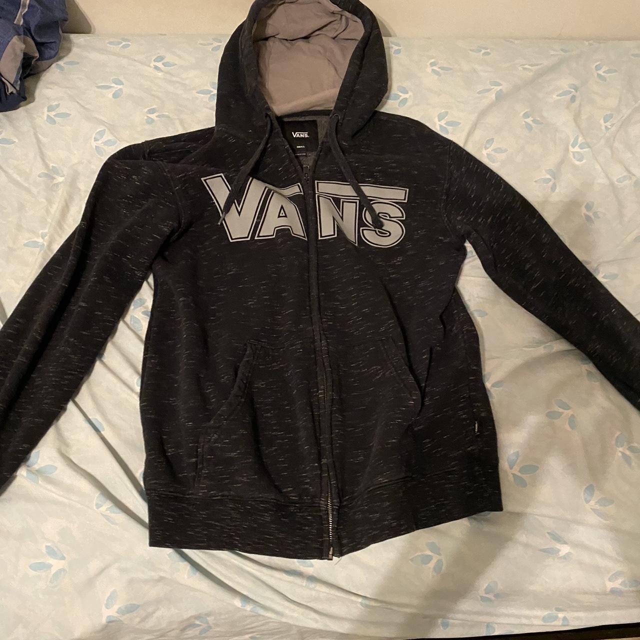 Black Vans Jacket - Depop