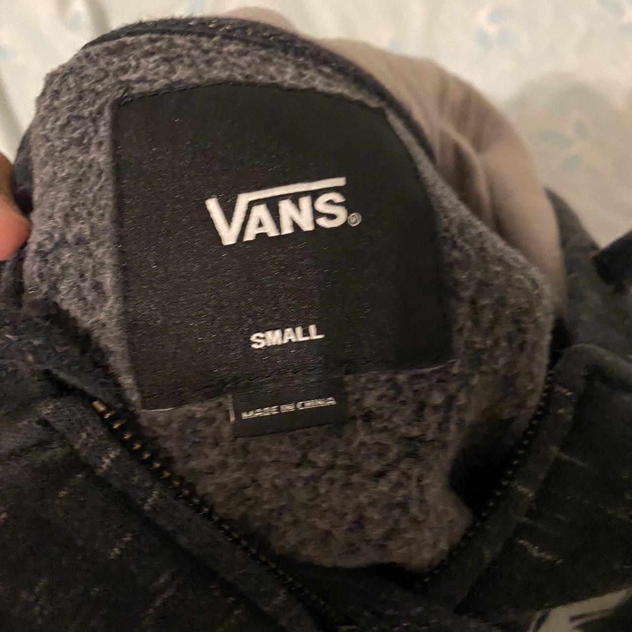 Black Vans Jacket - Depop