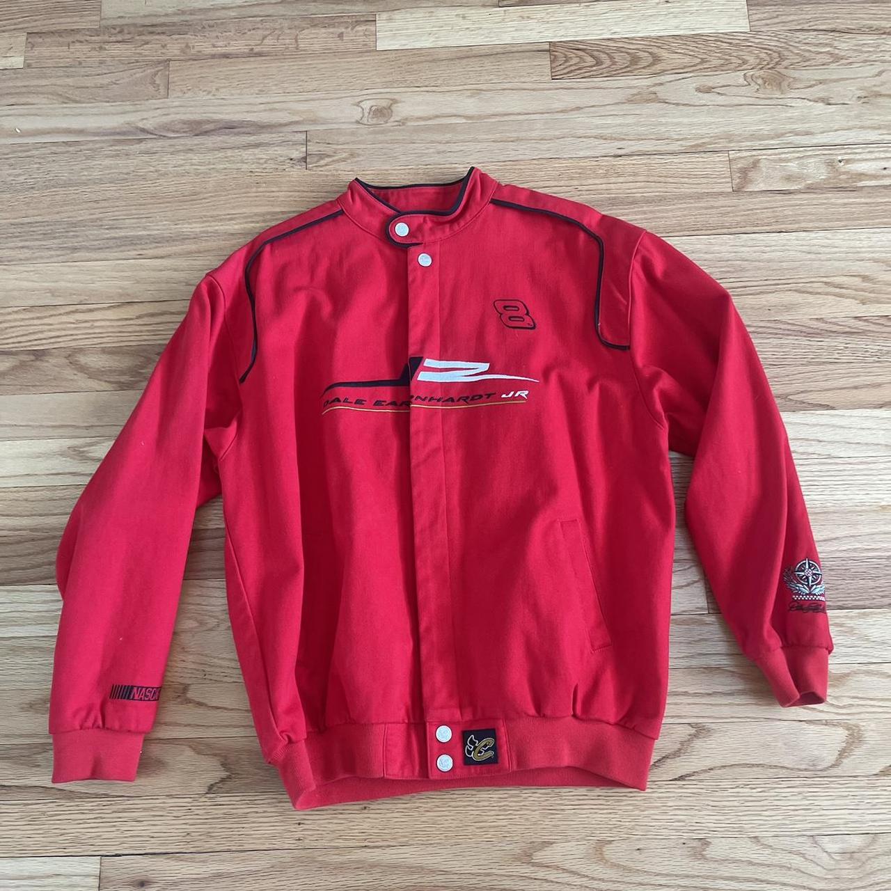 NASCAR Women's Red Jacket | Depop