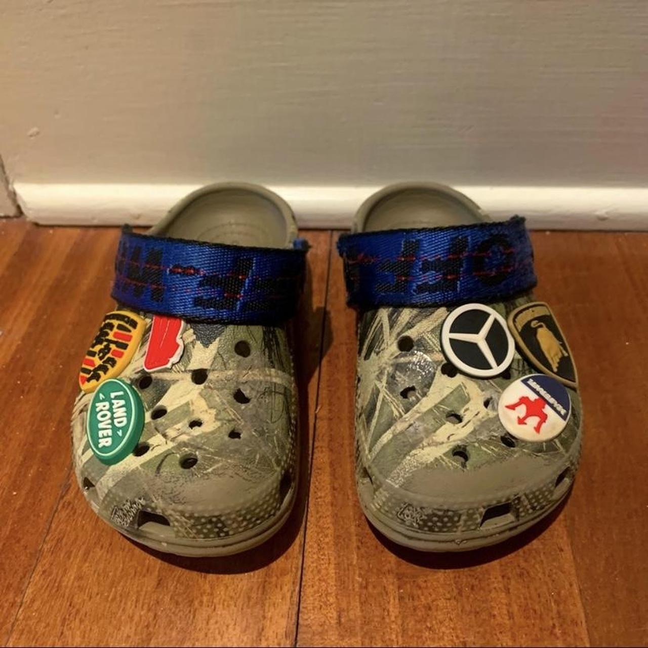 Crocs • Camo • Lux Car Shoe Charms • Off White... - Depop