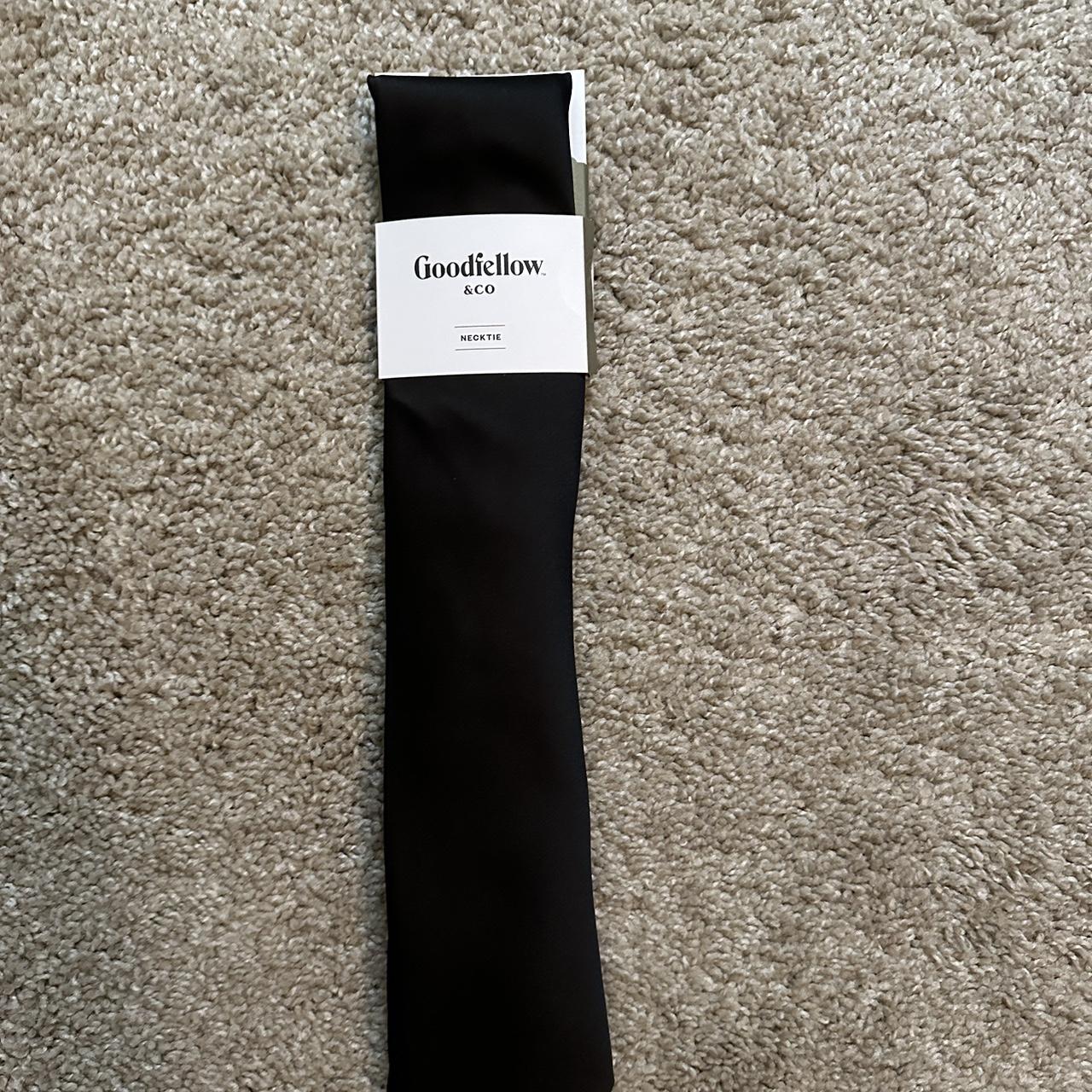 Goodfellow and co necktie, unopened, black, perfect... - Depop