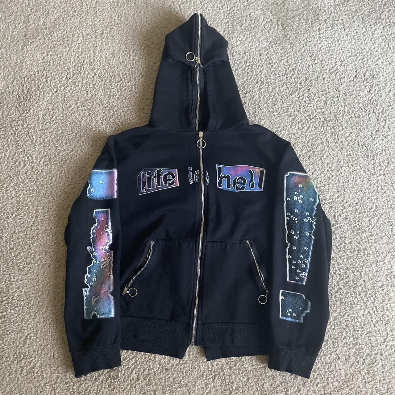 Lancey Foux - Life In Hell Jacket 9/10 8 zippers,... - Depop